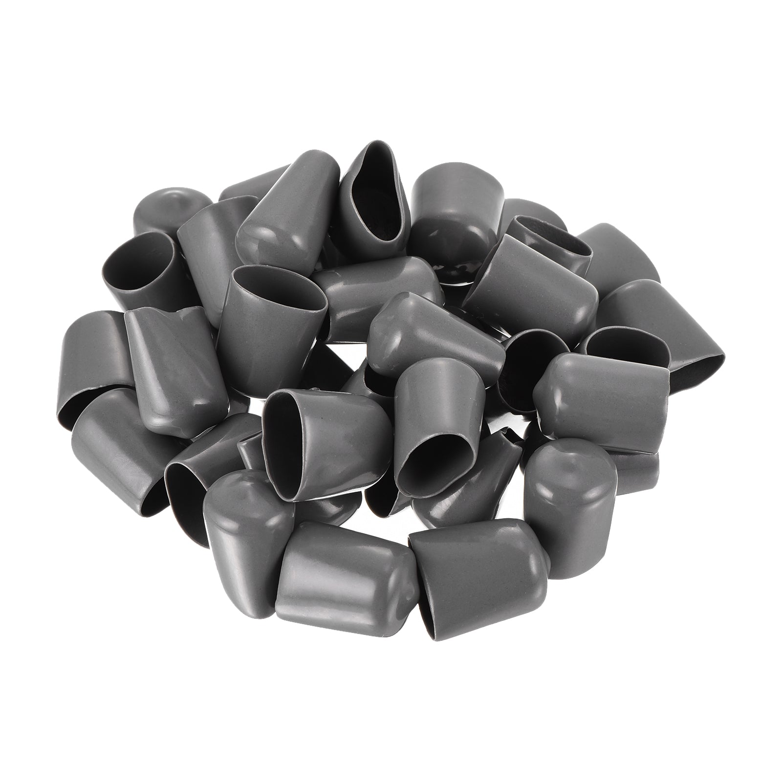 Uxcell 100pcs Rubber End Caps 14mm ID Vinyl Cap Cover Screw Protectors ...