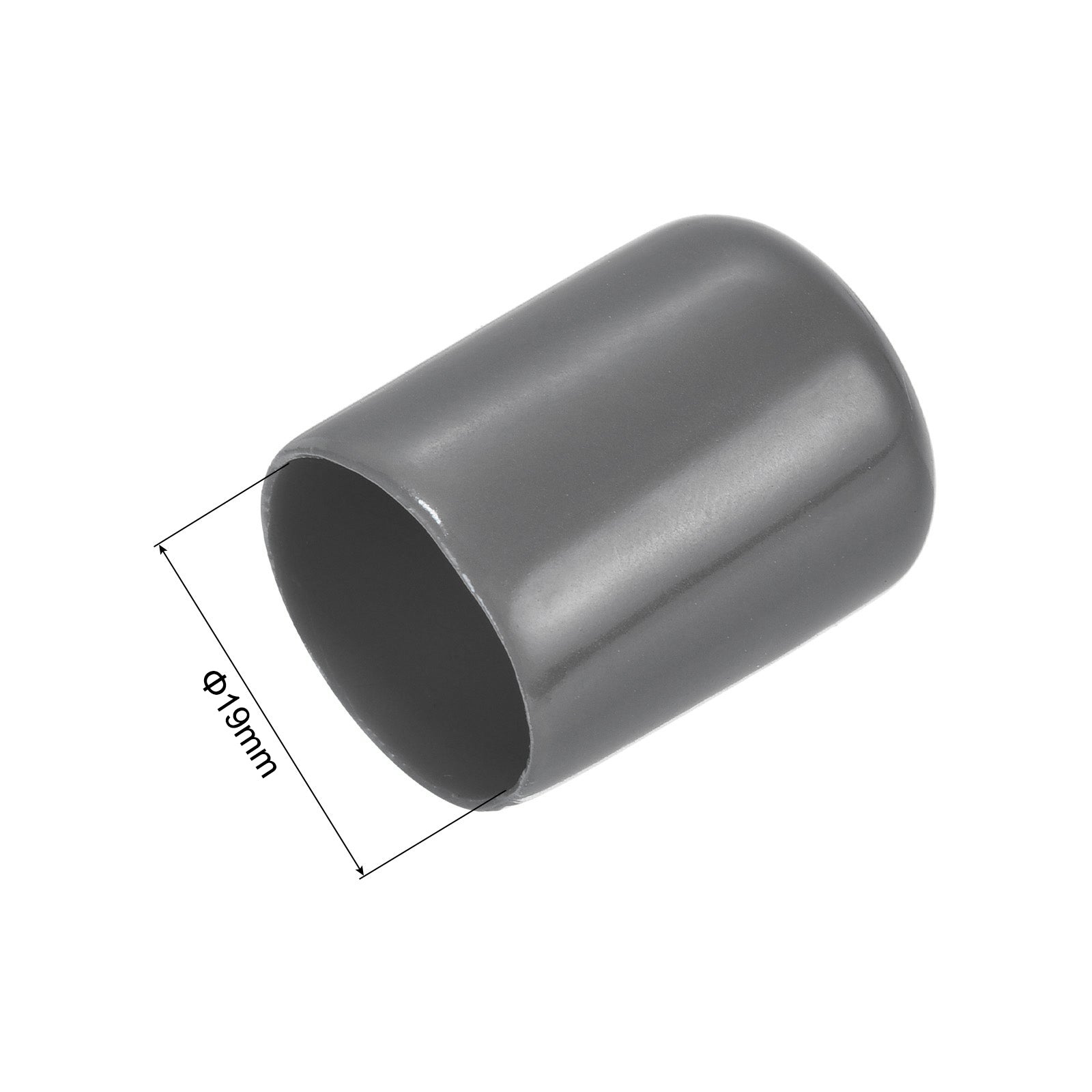 Uxcell 100pcs Rubber End Caps 19mm(3/4") ID Vinyl Cap Cover Screw ...