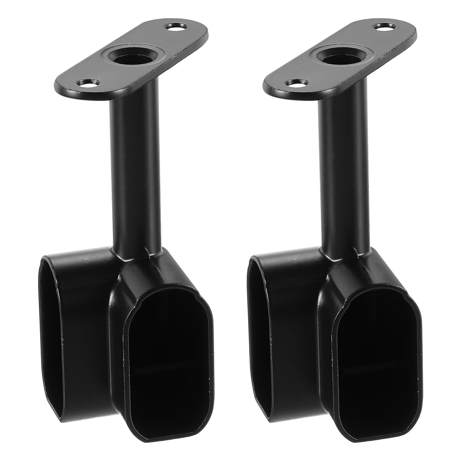Uxcell 2Pcs 1.42 x 0.71" Closet Rod Support Bracket, Rod Holder for ...