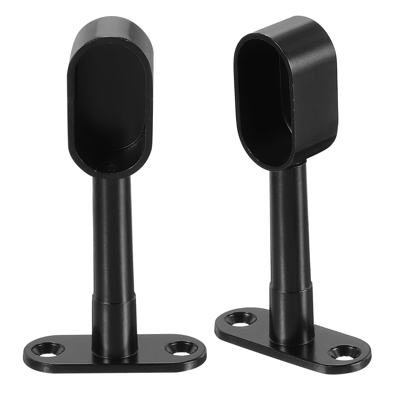 Uxcell 2Pcs 1.22 x 0.63" Closet Rod Support Bracket, Rod Holder for ...