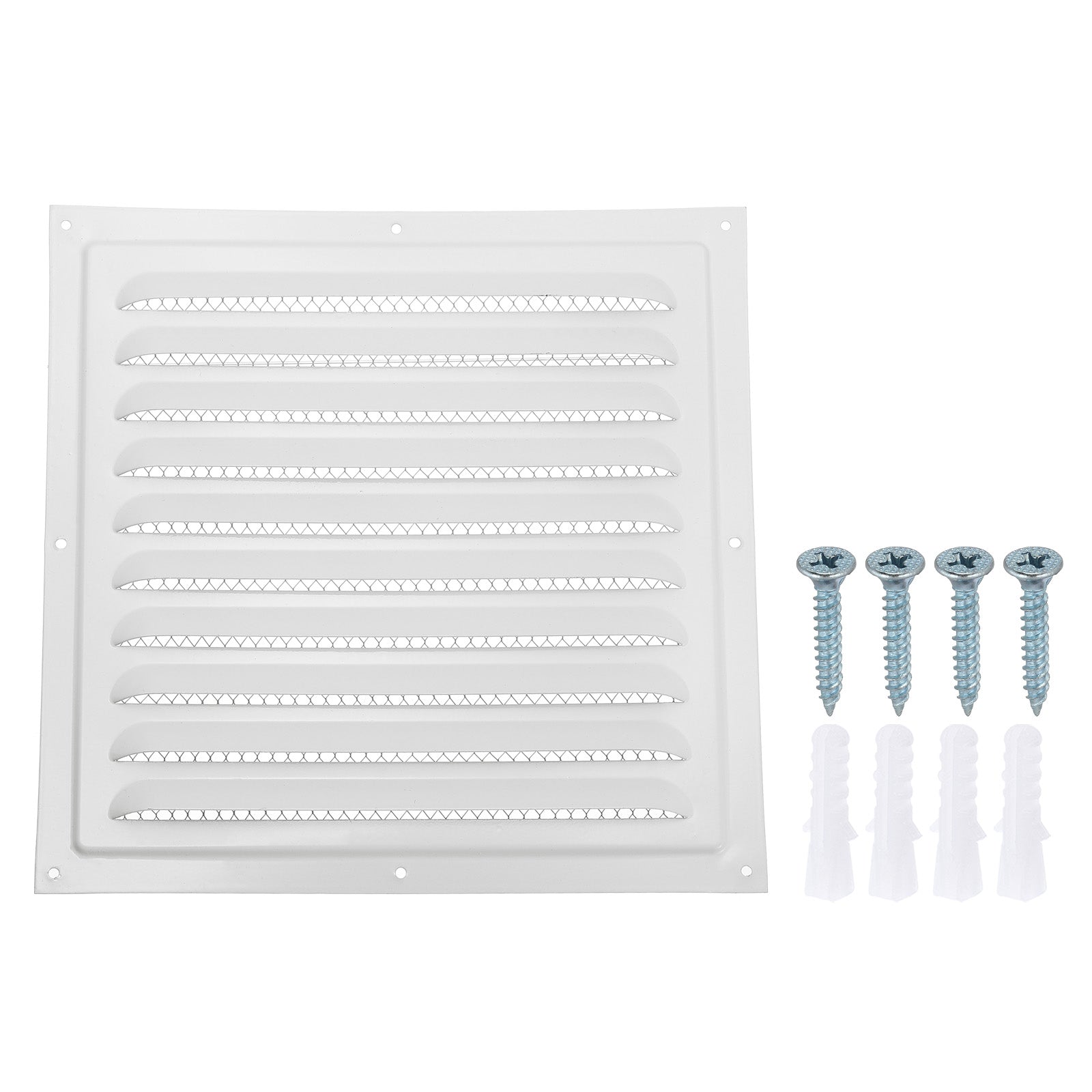 10"x10" Stainless Steel Gable Vent, Exterior Wall Outlet Vent Cover ...