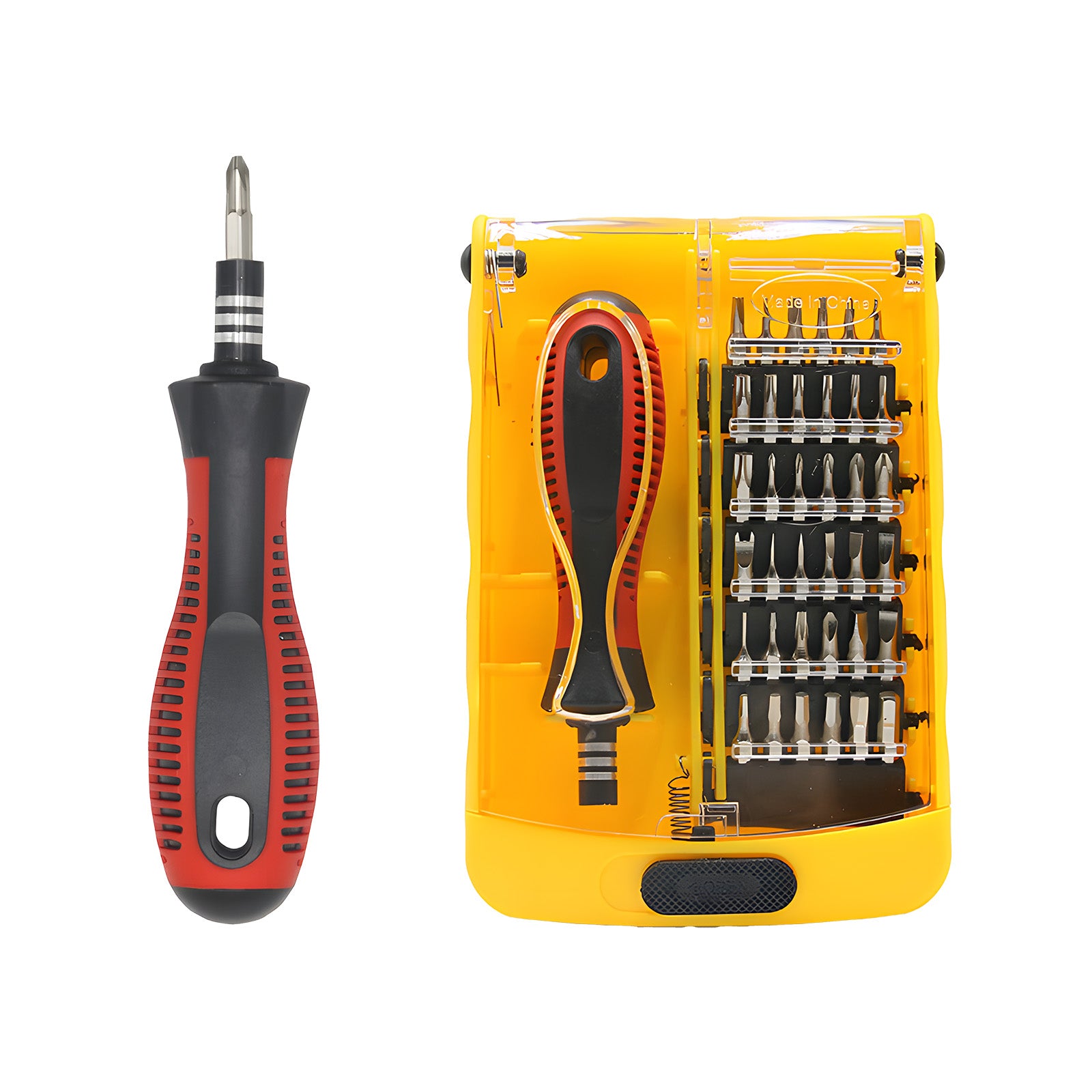37-in-1 Cr-V Steel and Nickel Plated Multifunctional Manual Screwdriver ...
