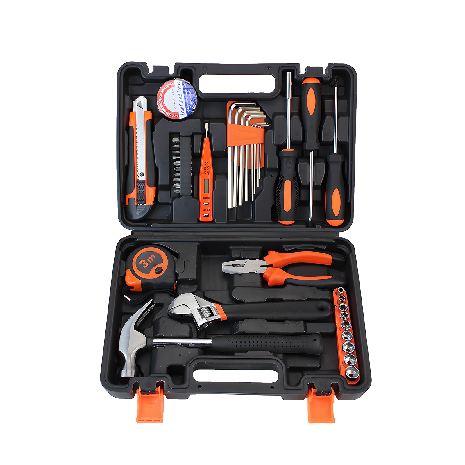 38 PCS Orange and Black Hardware Tool Set(003-6) | Harfington