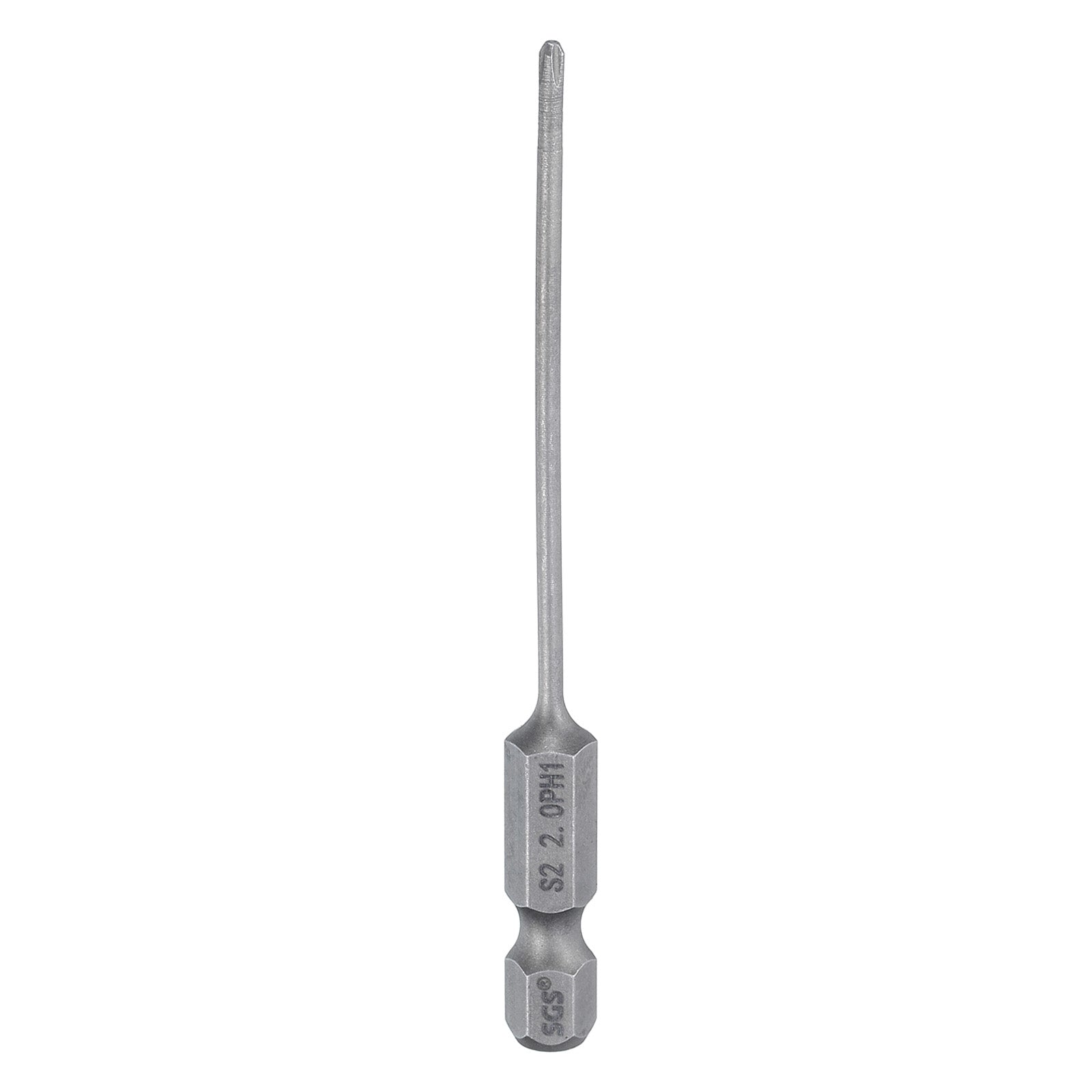 #1 Phillips Screwdriver Bit PH1 1/4" Hex Shank 3.15" (80mm) Long ...