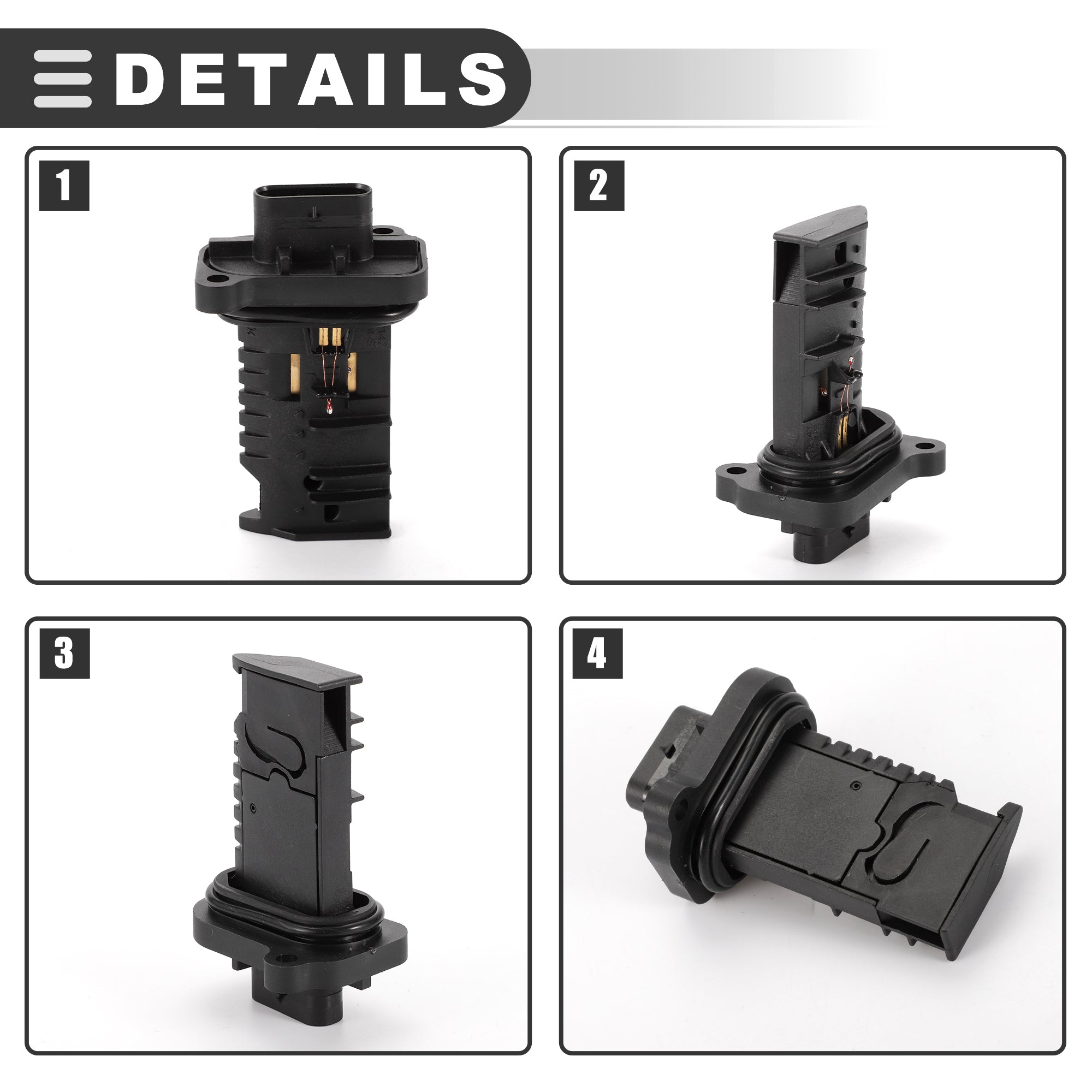 Mass Air Flow Sensor Assembly,for BMW 1 Series 2015-2023,Plastic and ...