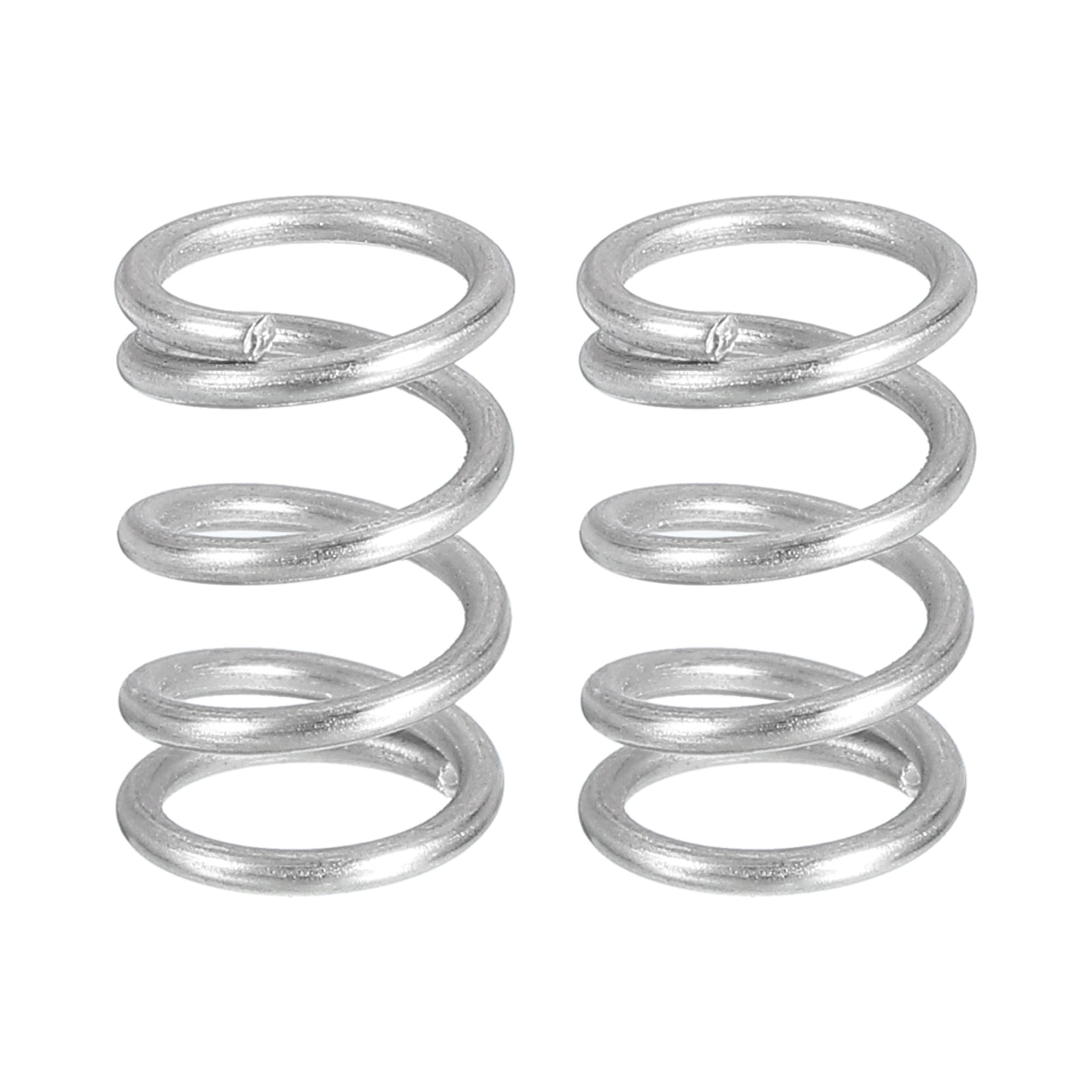 Uxcell 2Pcs 304 Stainless Steel Compression Springs, 1.2mm x 10mm x ...
