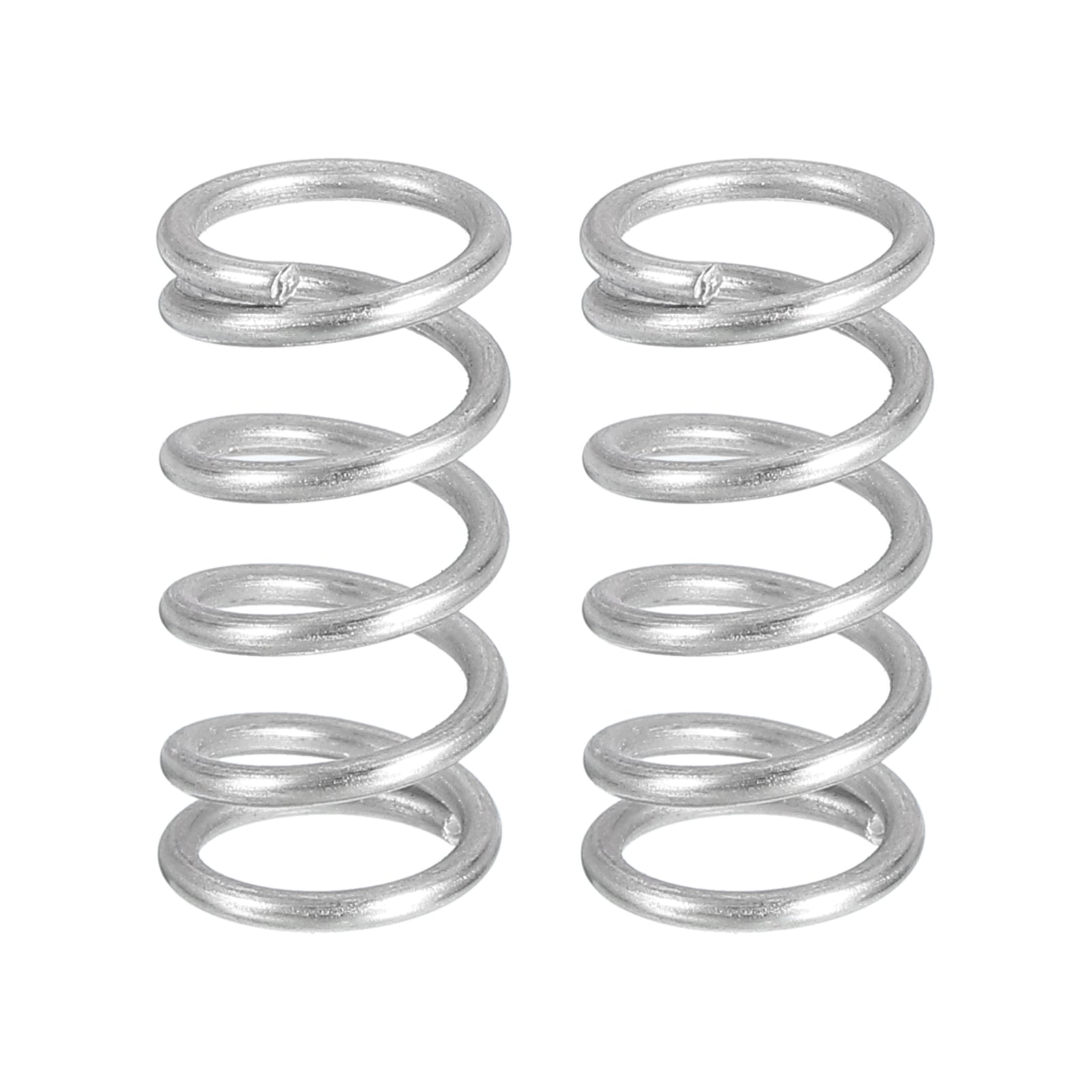 Uxcell 2Pcs 304 Stainless Steel Compression Springs, 1.2mm x 10mm x ...
