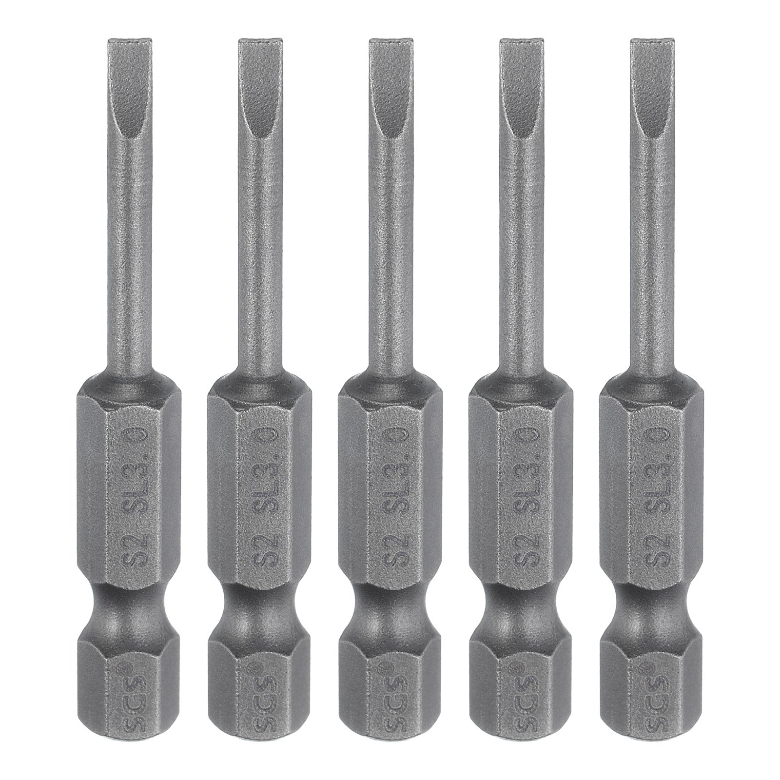 5pcs SL3 Magnetic Slotted Screwdriver Bits 3mm Flat Head Screwdriver ...