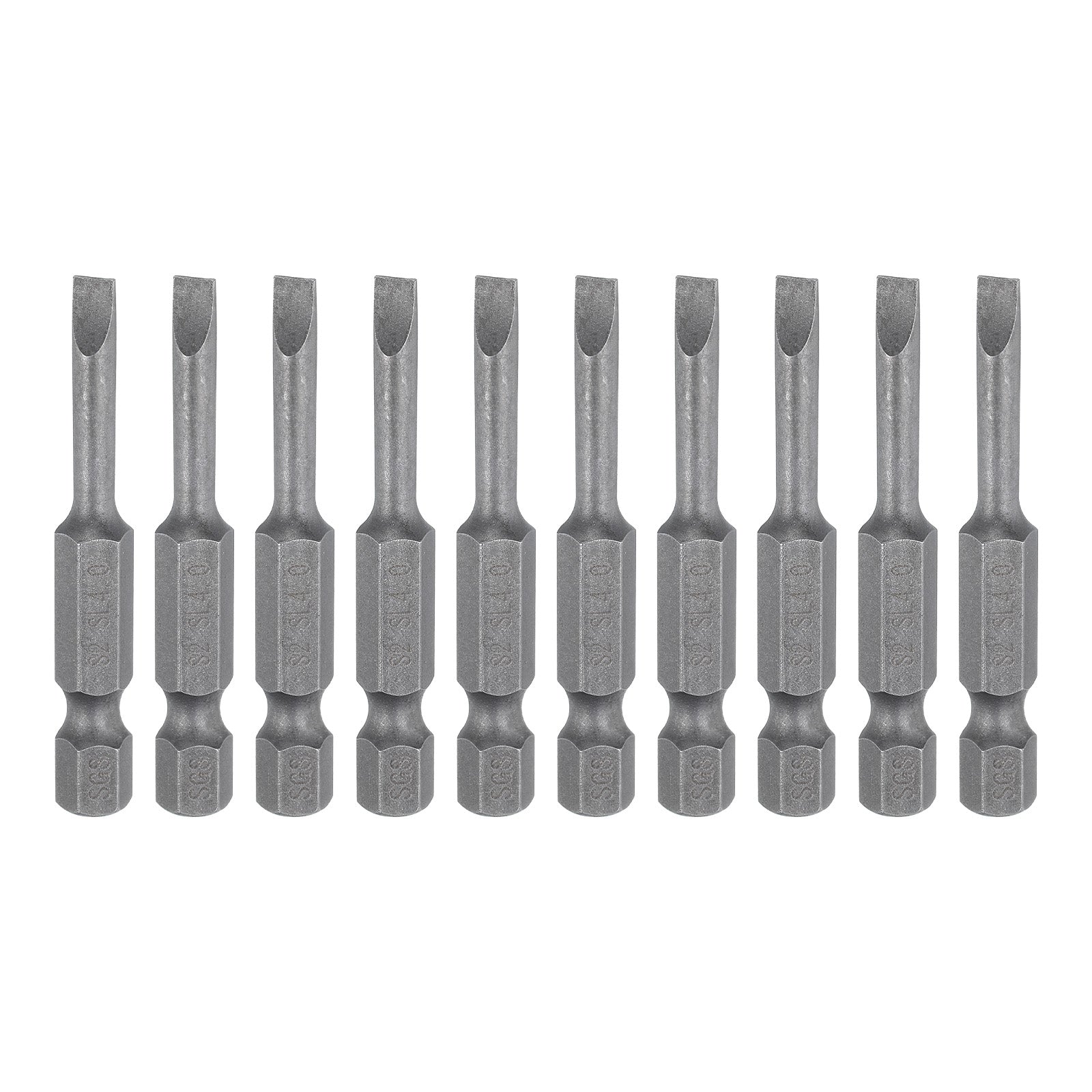 10pcs SL4 Magnetic Slotted Screwdriver Bits 4mm Flat Head Screwdriver ...