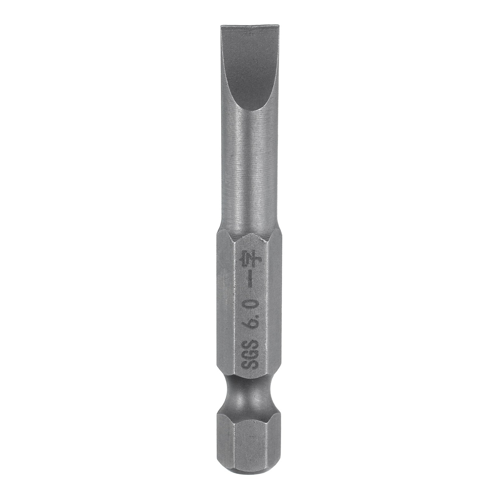 SL6 Magnetic Slotted Screwdriver Bits 6mm Flat Head Screwdriver Bit 2 ...