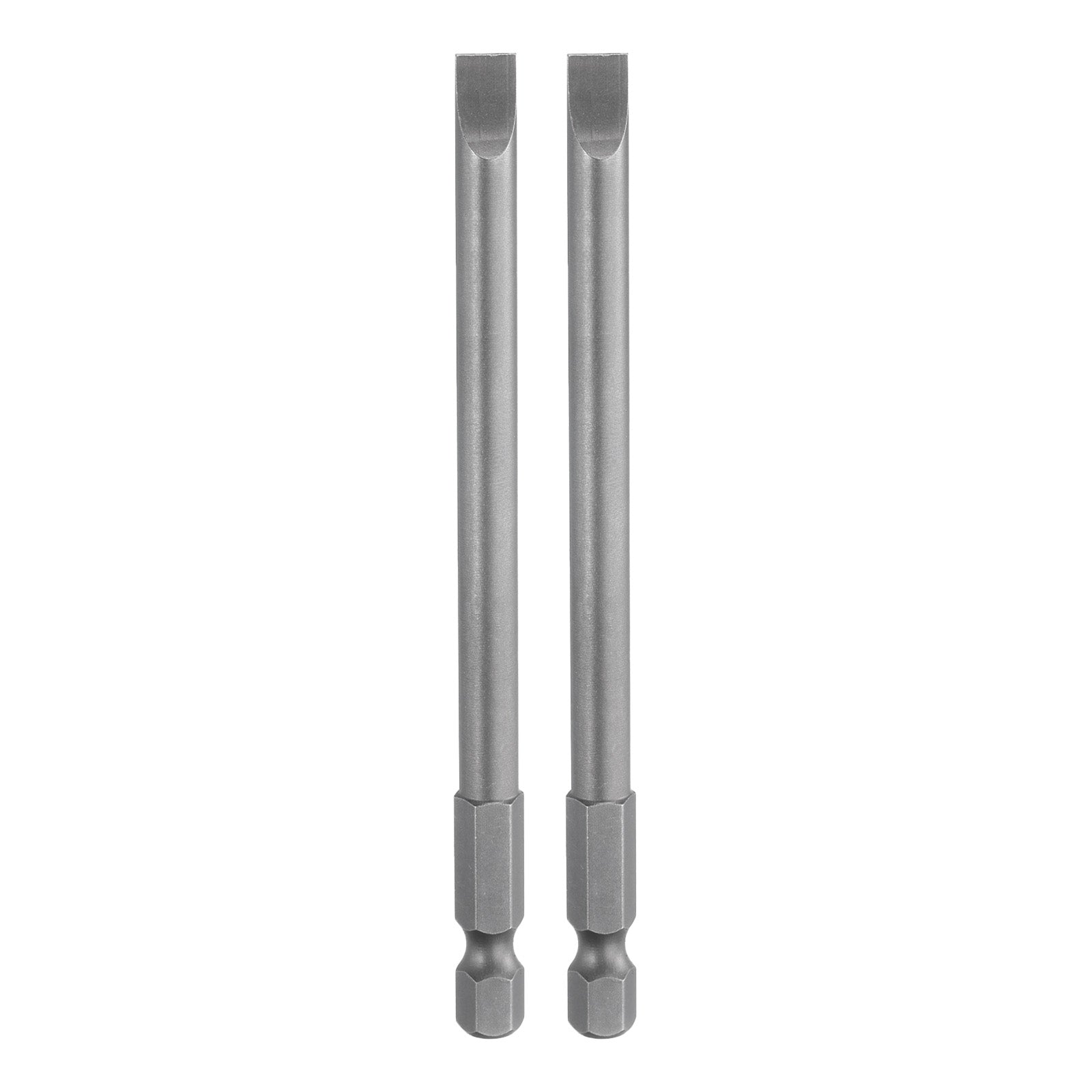 2pcs SL6 Magnetic Slotted Screwdriver Bits 6mm Flat Head Screwdriver ...