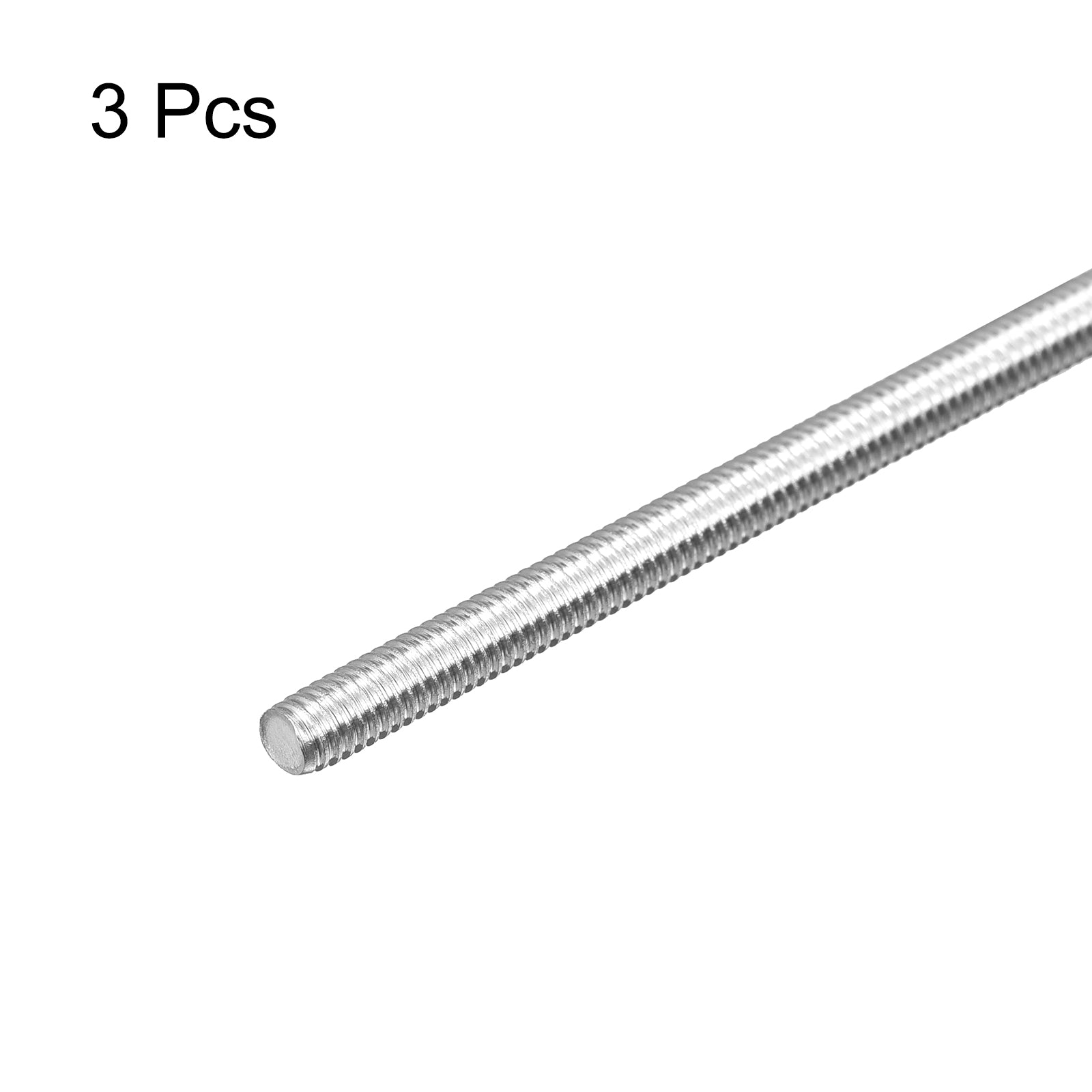 Fully Threaded Rod M4 x 500mm 0.7mm Thread Pitch 304 Stainless Steel ...