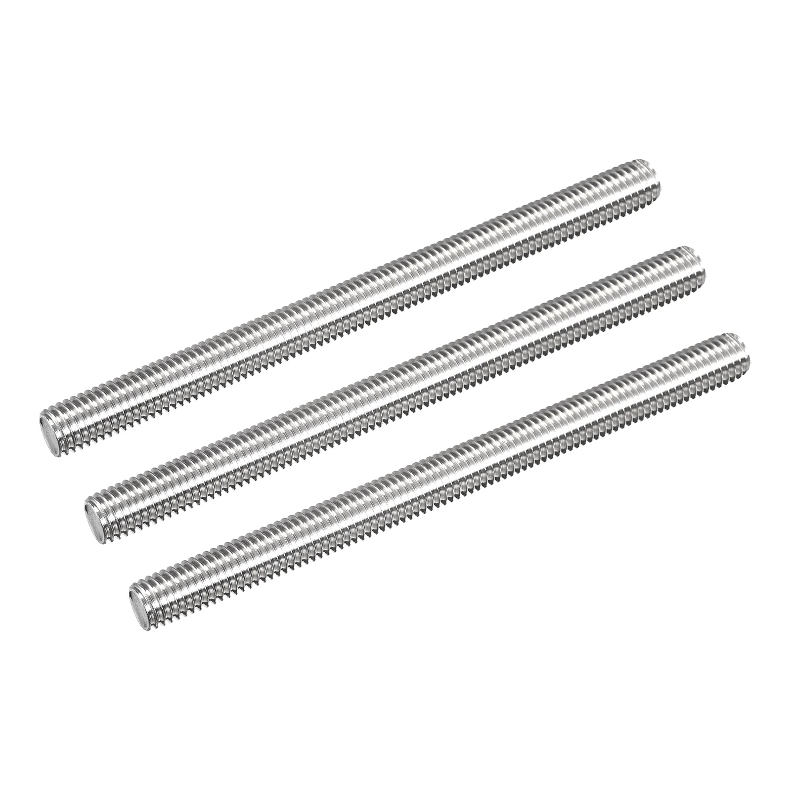 Fully Threaded Rod M10 x 130mm 1.5mm Thread Pitch 304 Stainless Steel ...