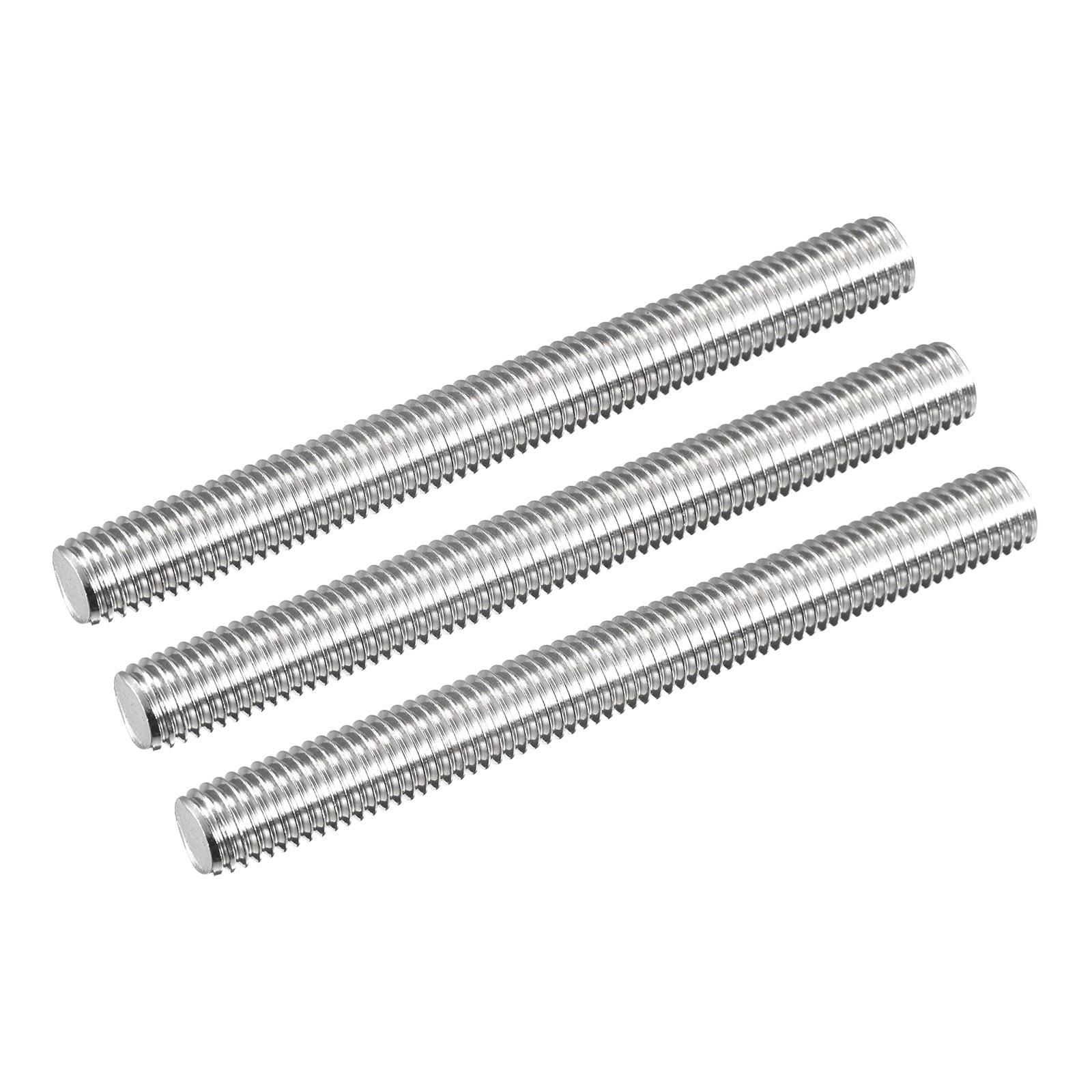 Fully Threaded Rod M12 x 120mm 1.75mm Thread Pitch 304 Stainless Steel ...
