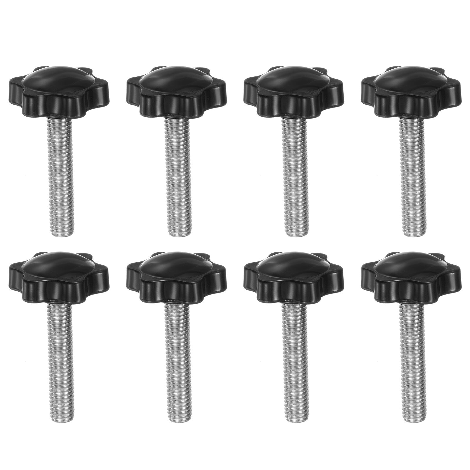 10pcs Star Knobs M8 x 40mm 304 Stainless Steel Stud 32mm 6-Star Head ...