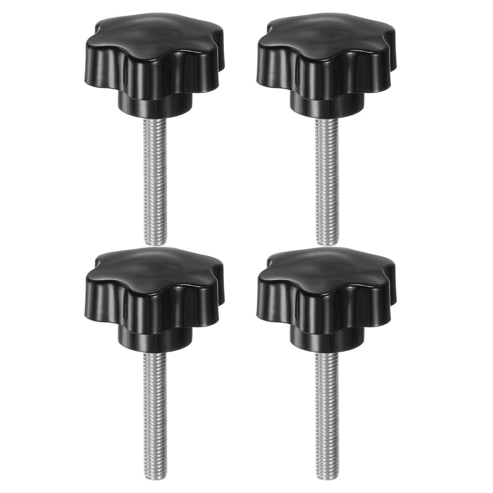 4pcs Star Knobs M8 x 47mm 304 Stainless Steel Stud 46mm 6-Star Head ...