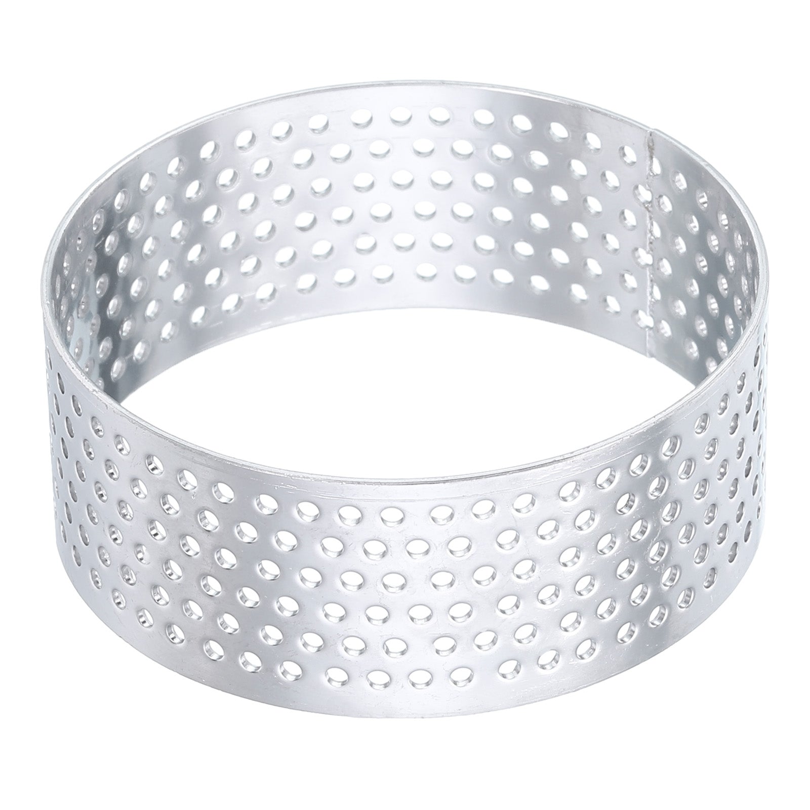 Stainless Steel Tarts Rings 2" Perforated Metal Circle Baking Dessert ...