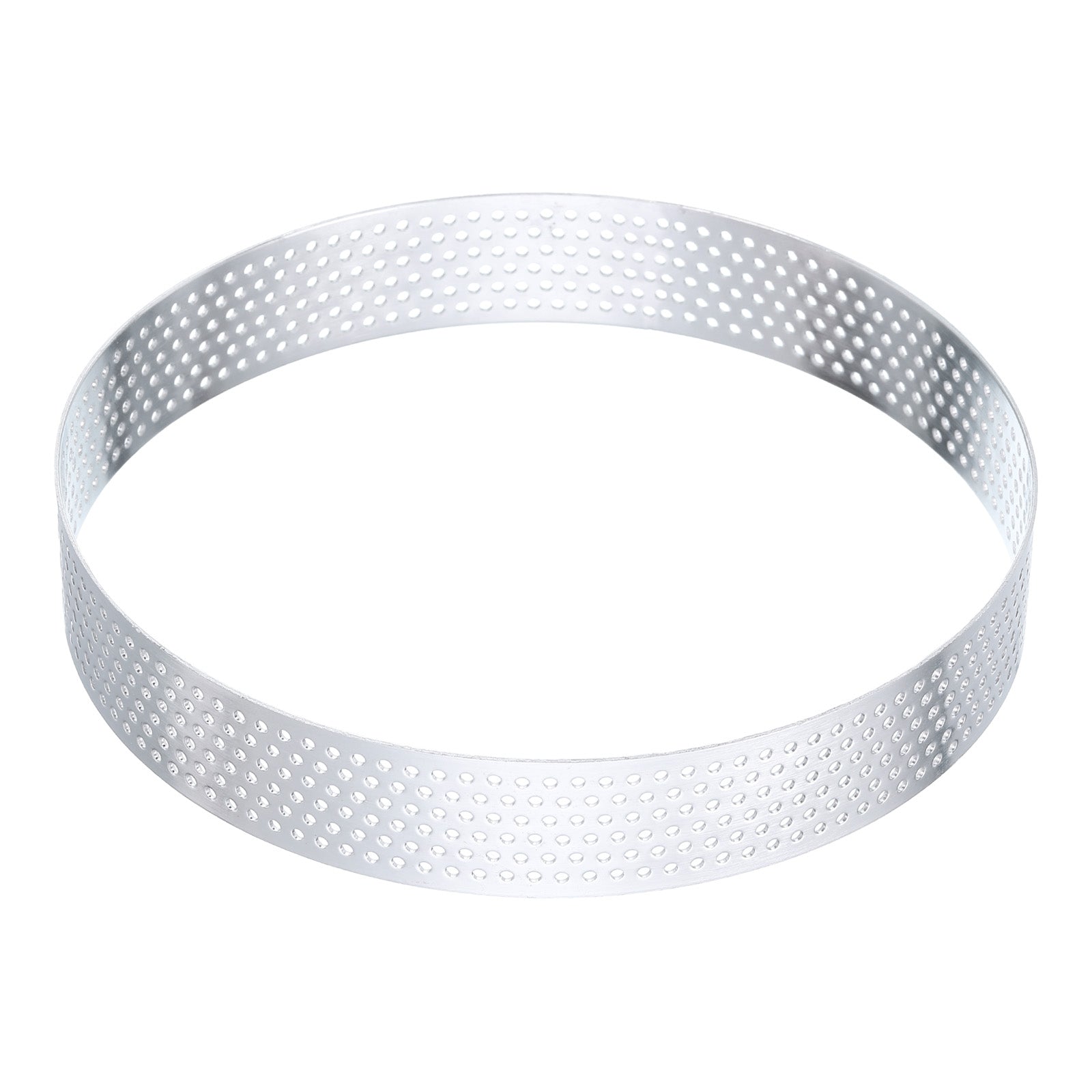 Stainless Steel Tarts Rings 4.7" Perforated Metal Circle Baking Dessert ...