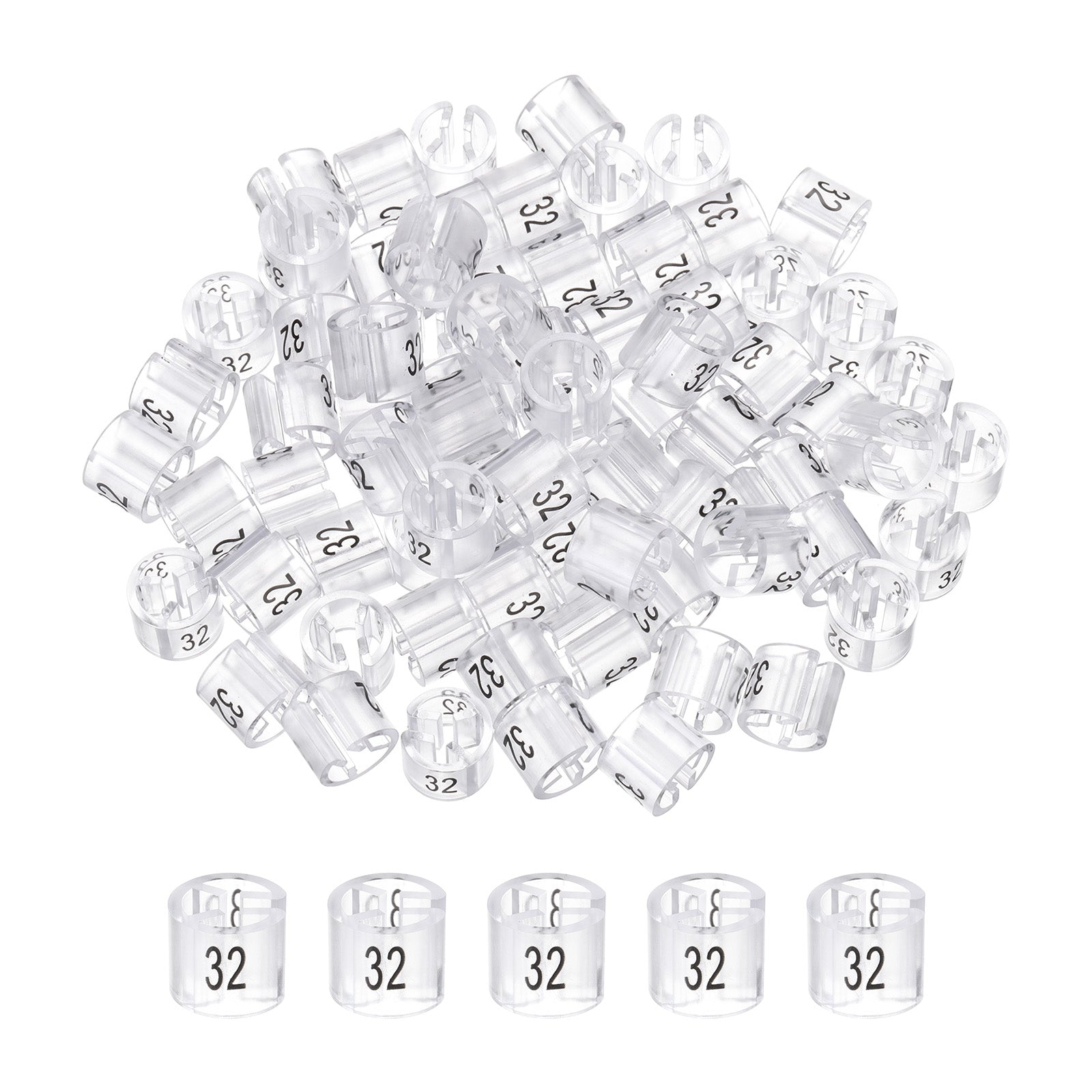Clothes Hanger Marker Colored Hanger Sizer Garment Markers Tag (Number ...