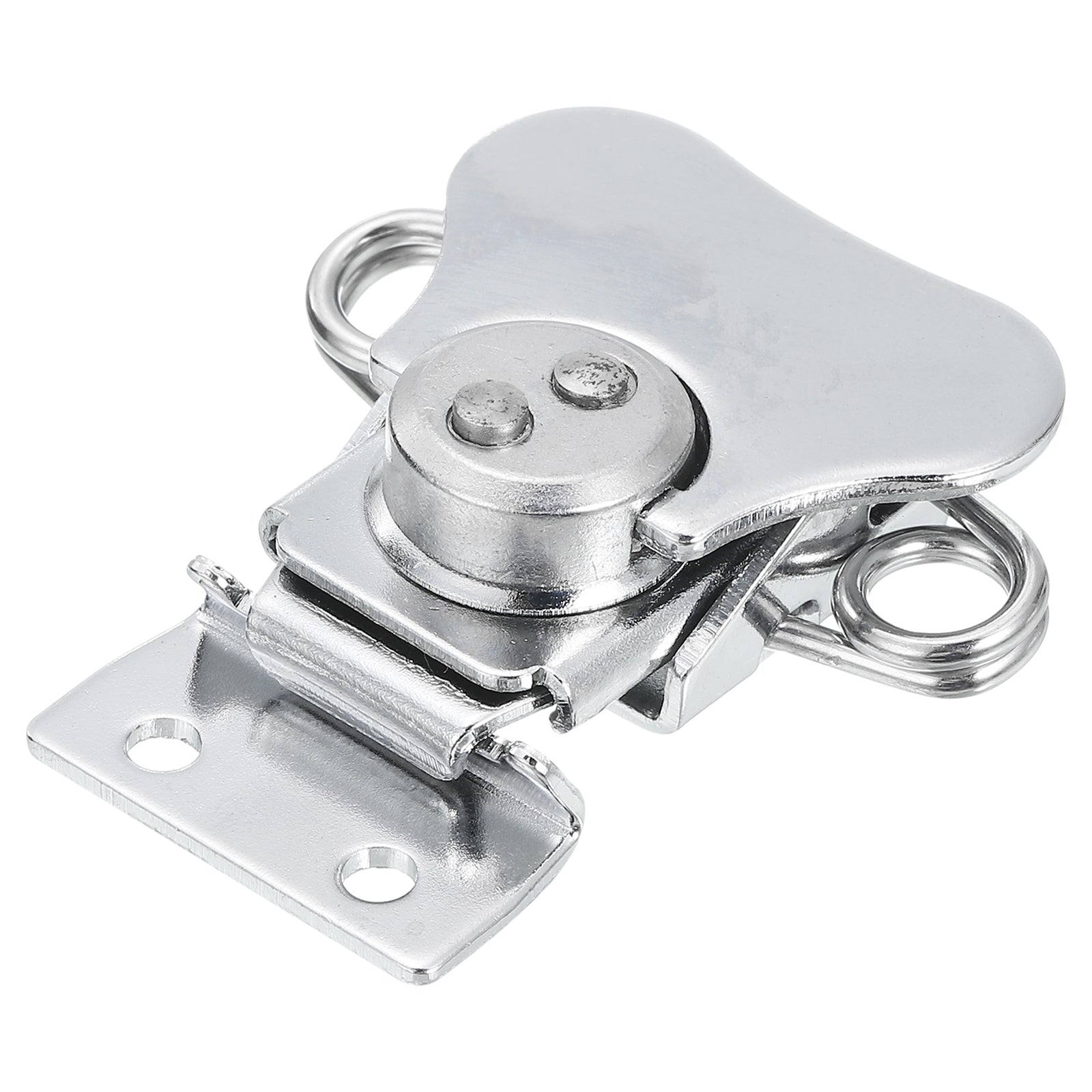 Uxcell Butterfly Twist Latch, 2.17" Alloy Spring Twist Latch, Silver ...