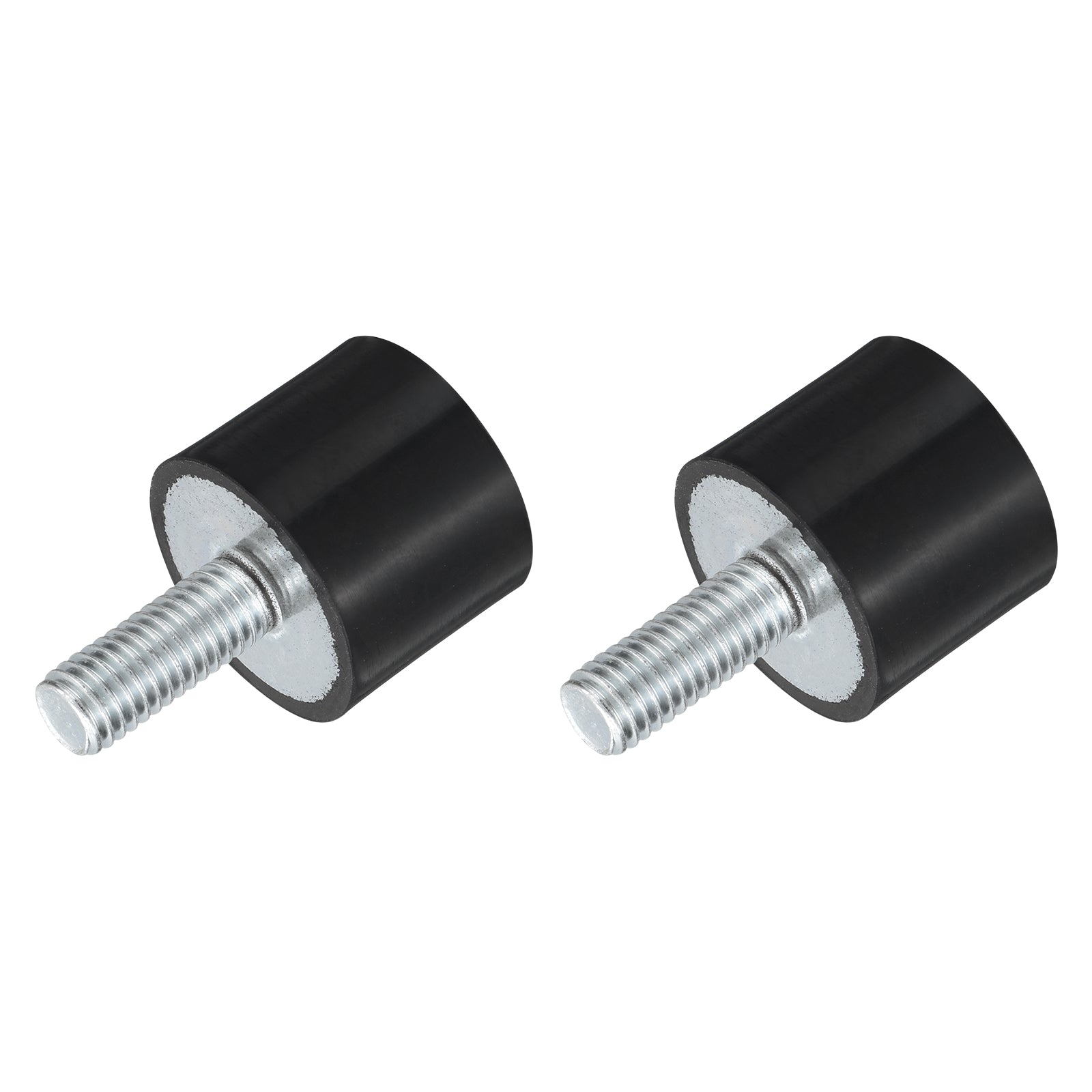 Uxcell M8 Thread Rubber Mounts, Vibration Isolators, Cylindrical W ...