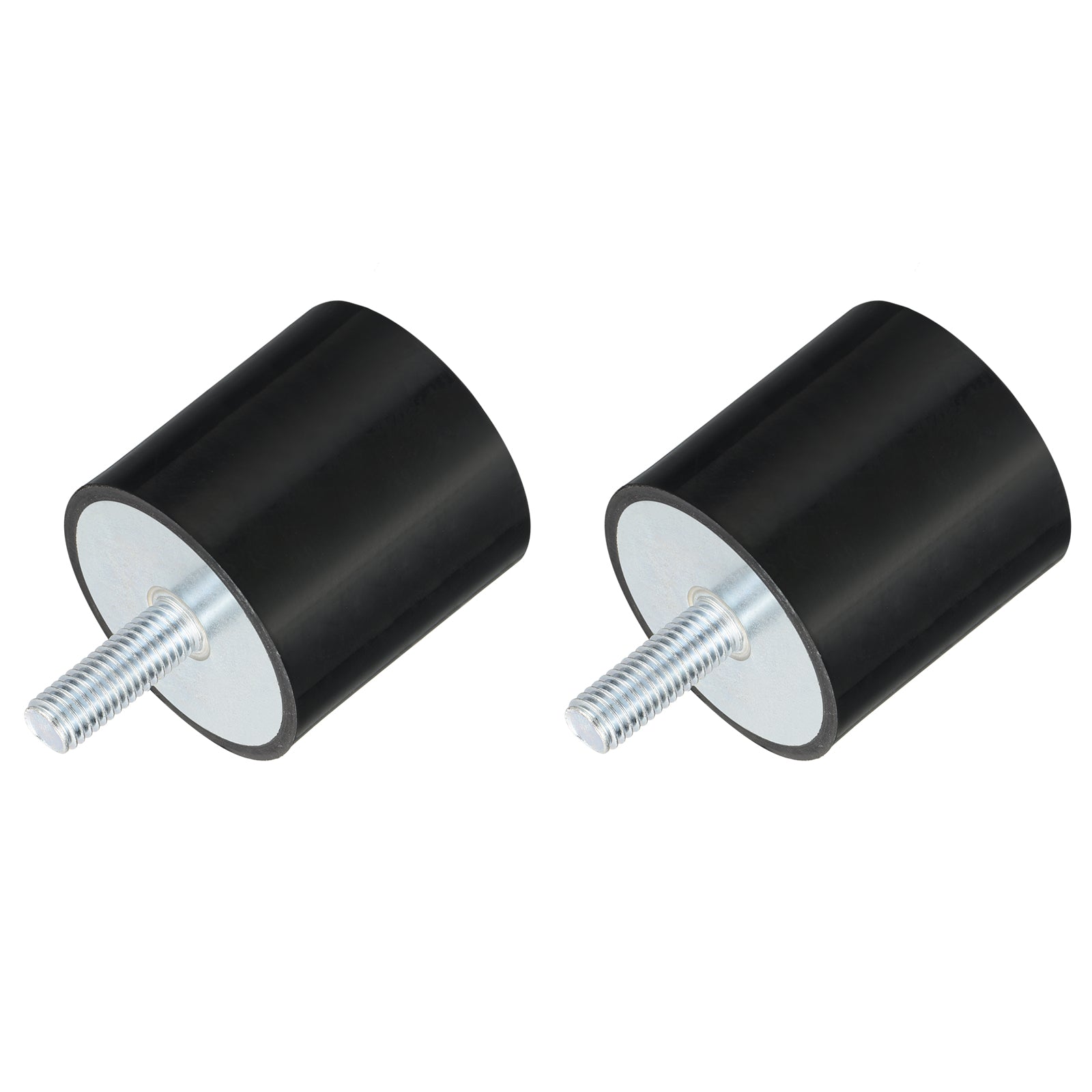 Uxcell M10 Thread Rubber Mounts, Vibration Isolators, Cylindrical W ...
