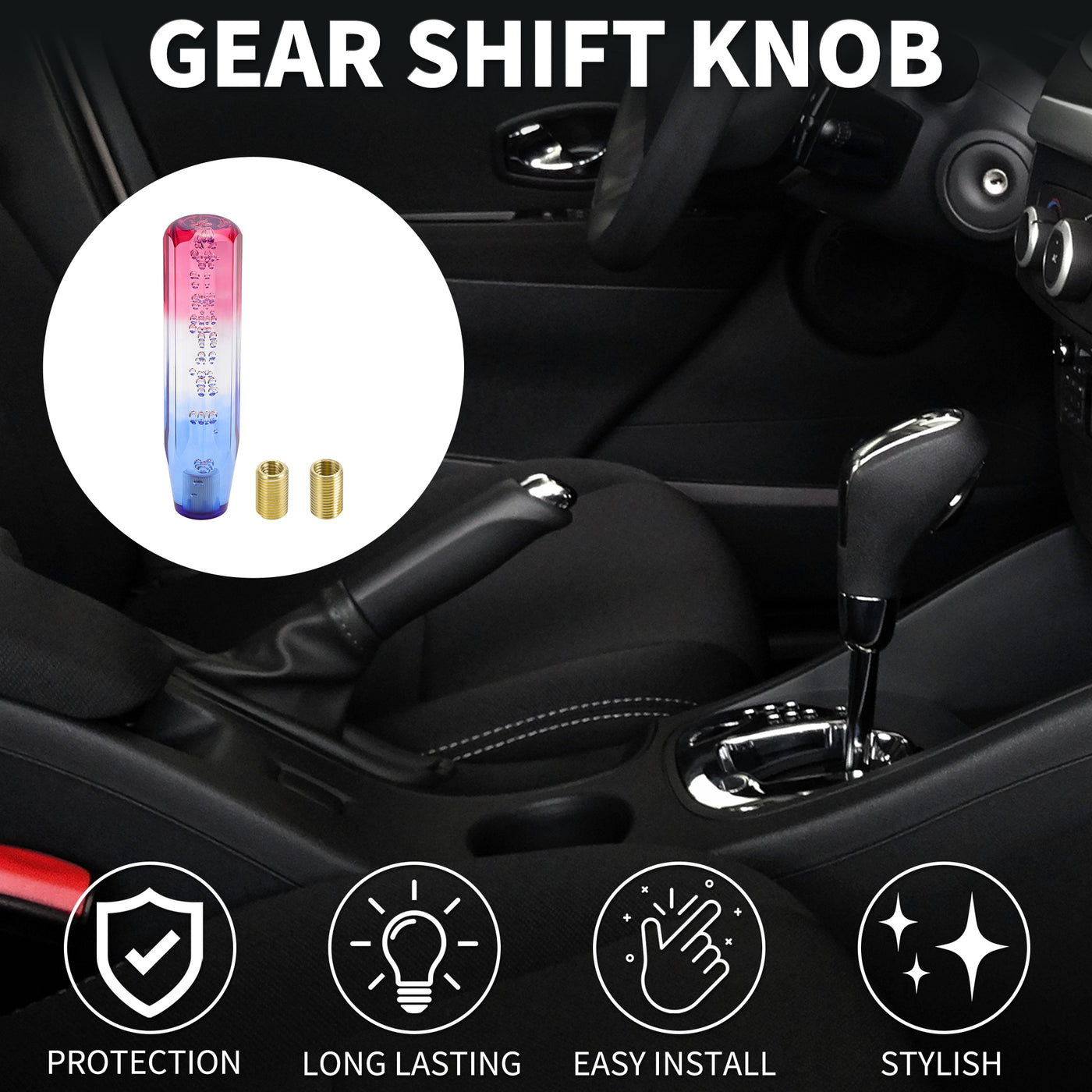 Car Shift Knob 20cm | Front Stick Shift Knob Universal for Automatic ...