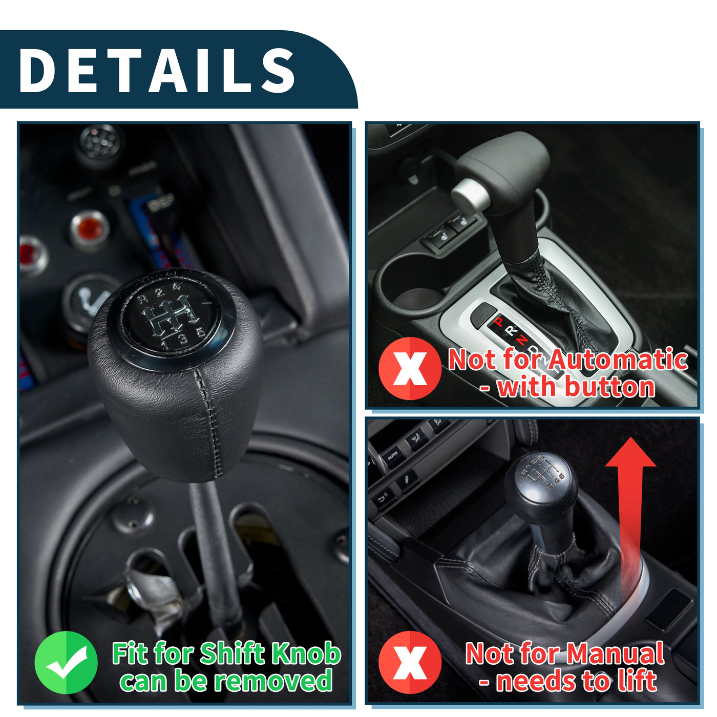 Car Shift Knob 20cm | Front Stick Shift Knob Universal for Automatic ...