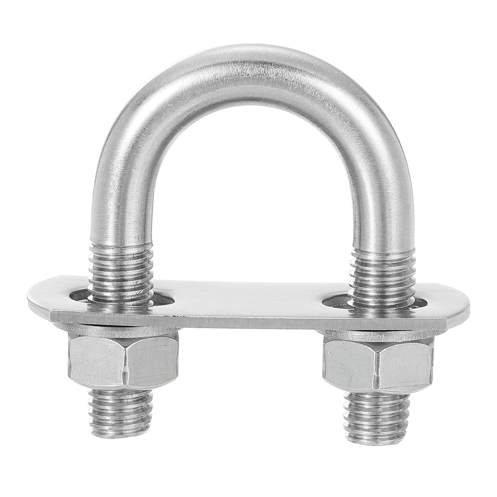 Uxcell Round U-Bolts, 8 Sets 29mm Inner Width 58mm Length M10 with Nuts ...
