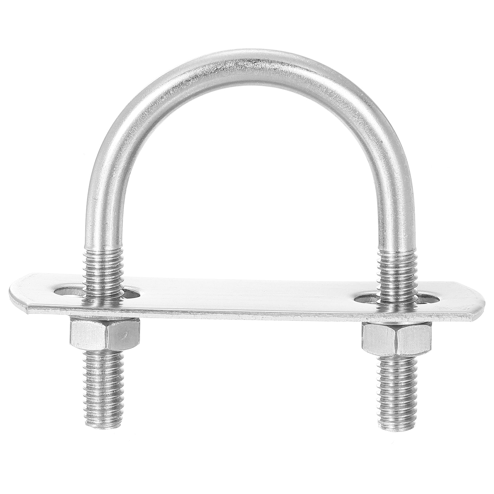 Uxcell 4 Sets Round U-Bolts 40mm Inner Width 58mm Length M6 with Nuts ...