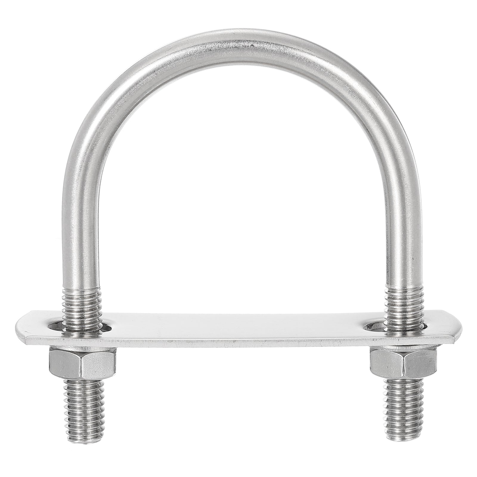 Uxcell Round U-Bolts, 8 Sets 48mm Inner Width 75mm Length M8 with Nuts ...