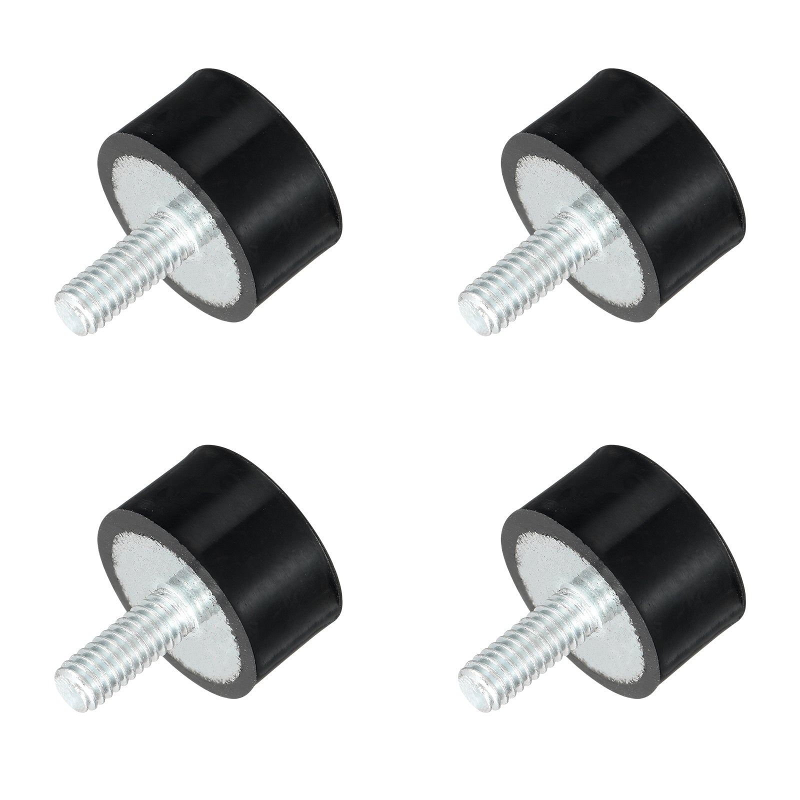Uxcell M4 Thread Rubber Mounts, Vibration Isolators, Cylindrical W ...