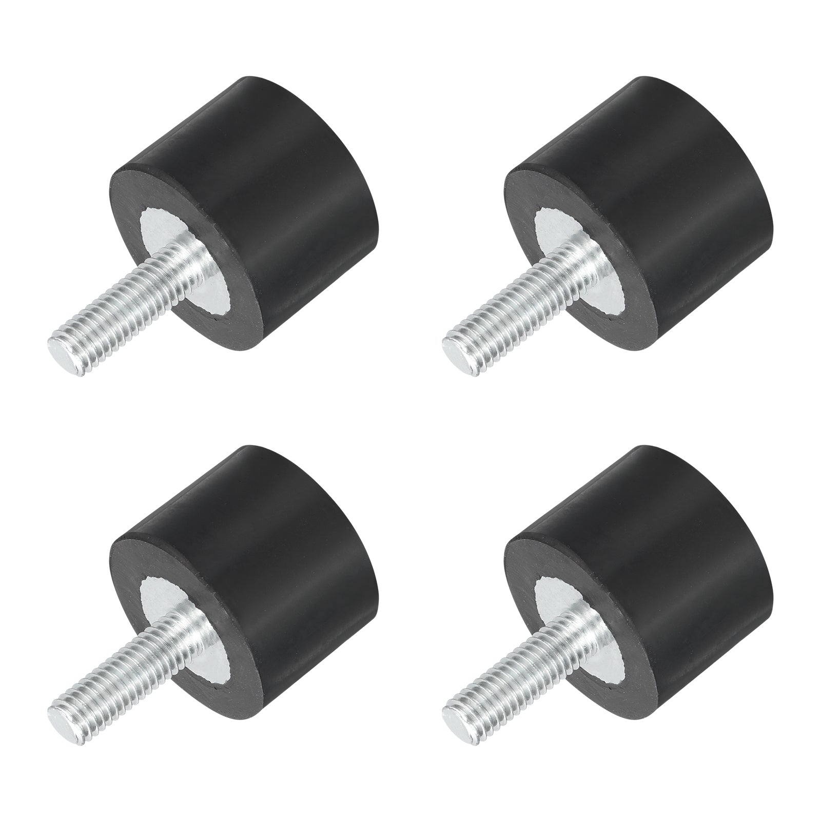 Uxcell M5 Thread Rubber Mounts, Vibration Isolators, Cylindrical W ...