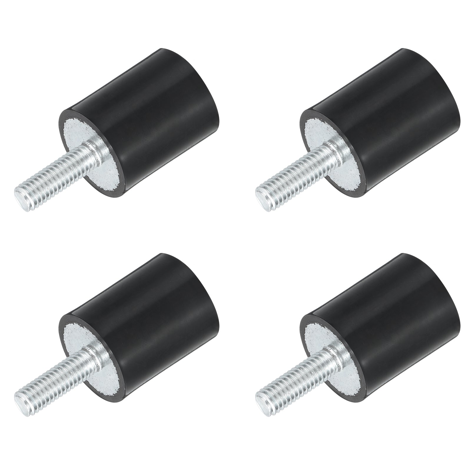 Uxcell M6 Thread Rubber Mounts, Vibration Isolators, Cylindrical W ...