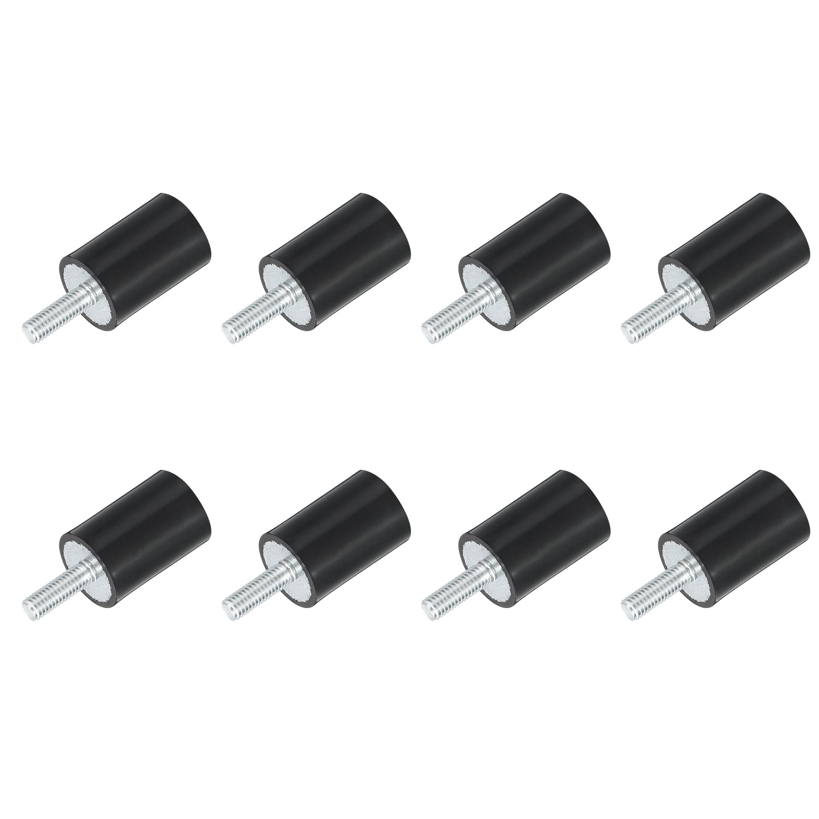 Uxcell M6 Thread Rubber Mounts, Vibration Isolators, Cylindrical W ...