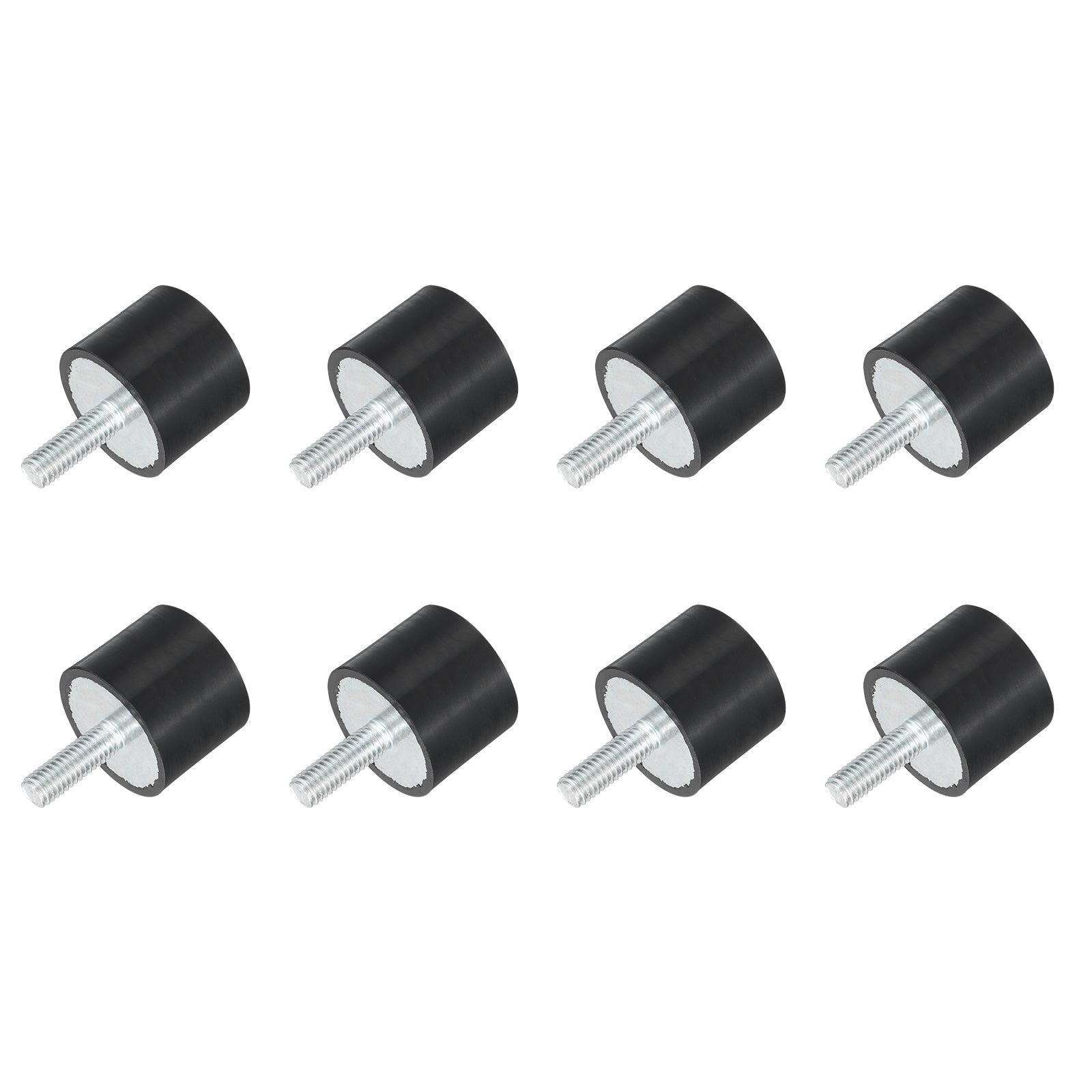 Uxcell M6 Thread Rubber Mounts, Vibration Isolators, Cylindrical W ...