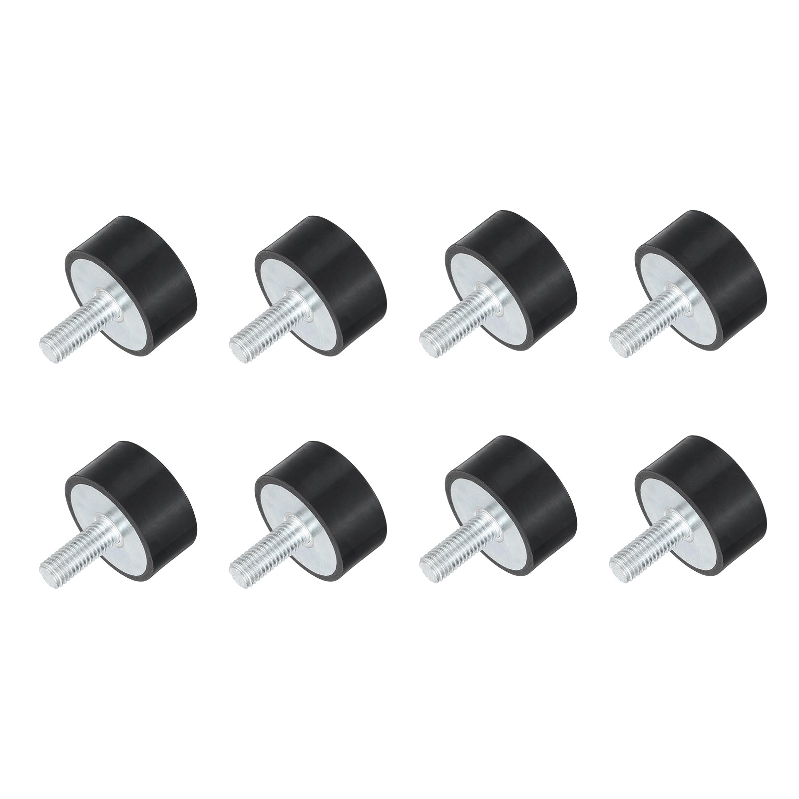 Uxcell M10 Thread Rubber Mounts, Vibration Isolators, Cylindrical W ...