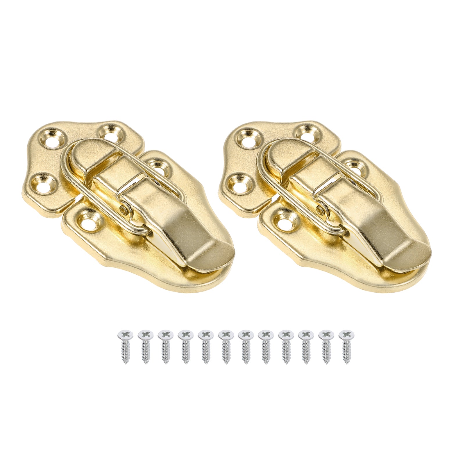 2 Pack Retro Style Duckbilled Toggle Hasp Latch with Mounting Screw ...