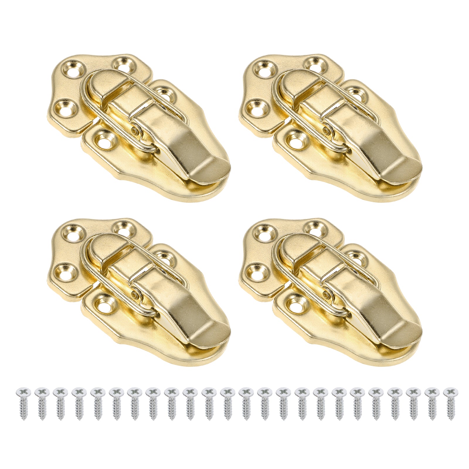 4 Pack Retro Style Duckbilled Toggle Hasp Latch with Mounting Screw ...
