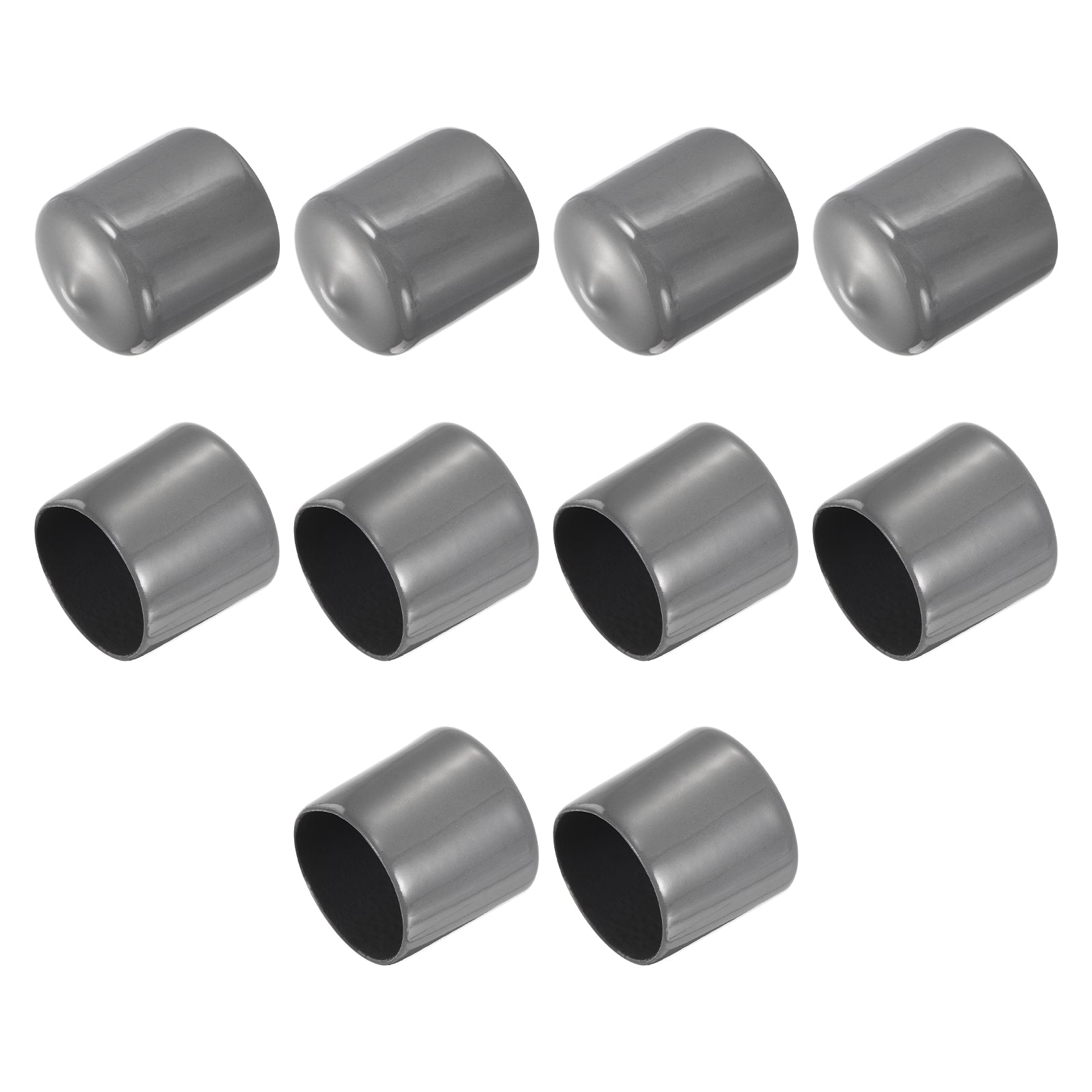 Uxcell 10pcs Rubber End Caps 31mm(1.2") ID Round Screw Thread ...