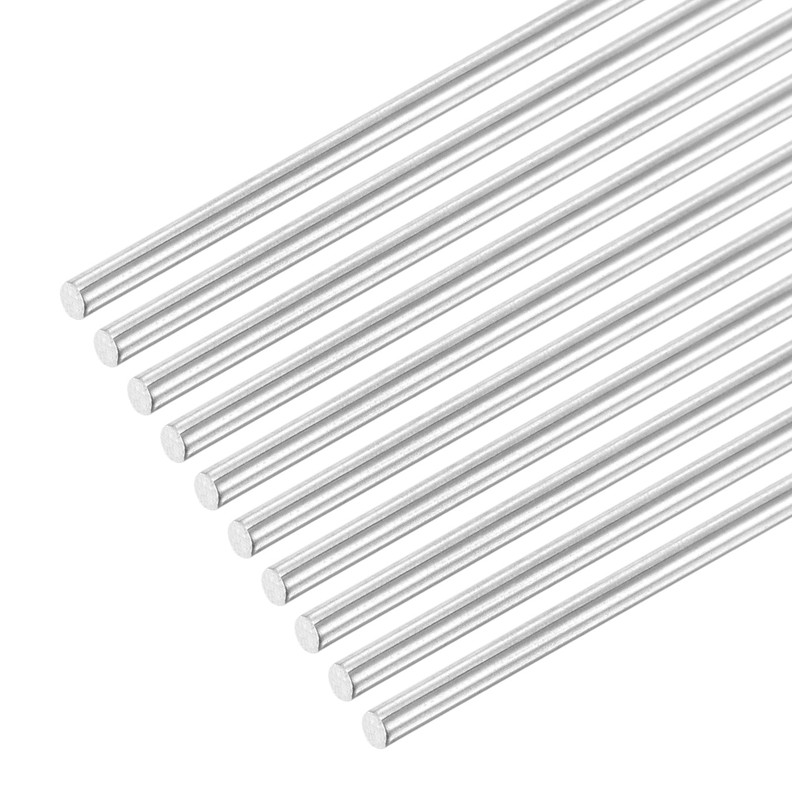 10pcs 304 Stainless Steel Round Rods, 2mm x 240mm Solid Shaft Rods ...