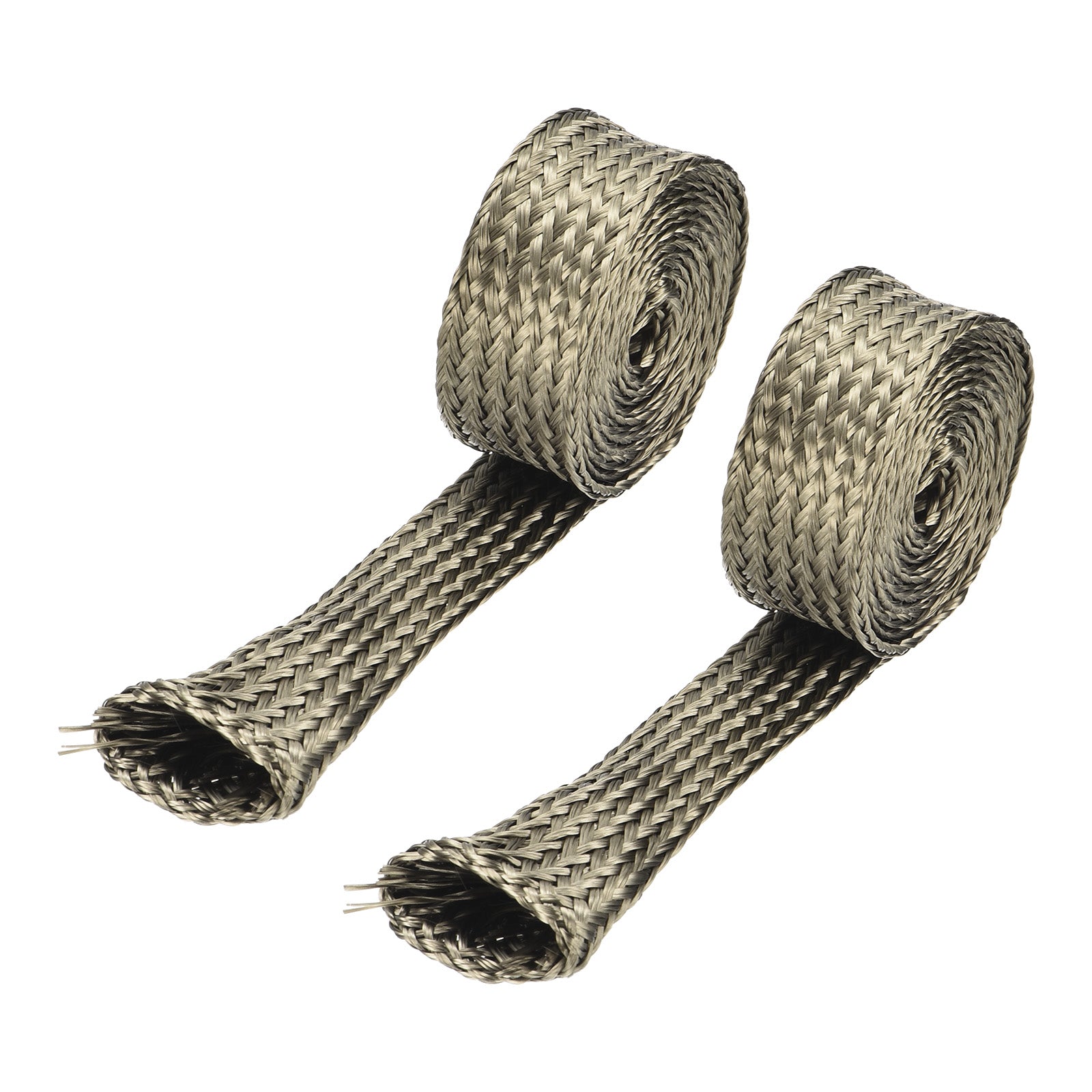2 Pcs Heat Shield Sleeve, 3/8" ID 3.3 Feet Heat Sleeve Automotive Wire ...