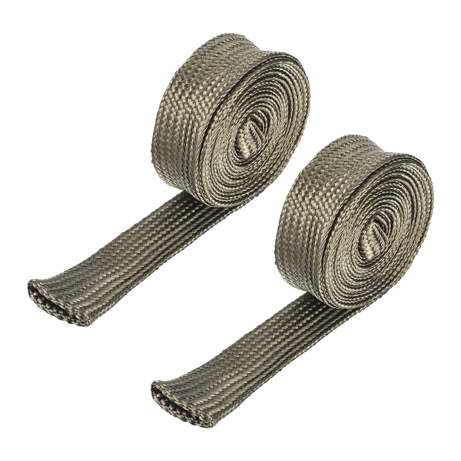 2Pcs Heat Shield Sleeve 0.6" ID 10Ft Fuel Line Heat Shield Sleeve 800 ...