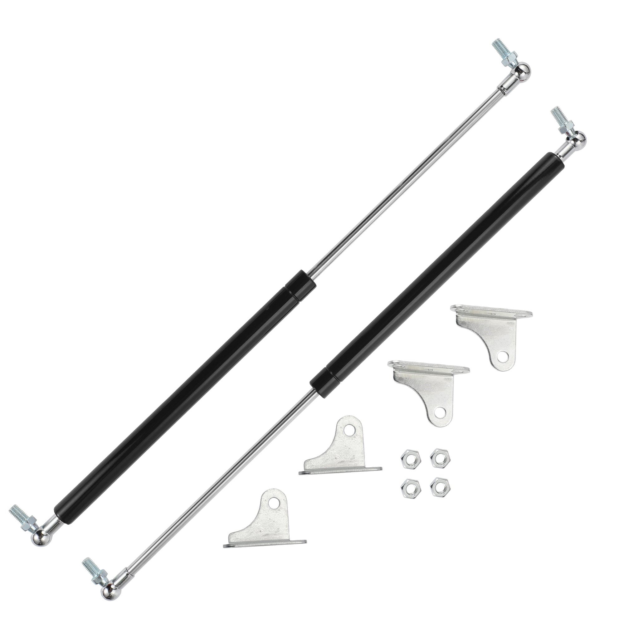 2pcs 55lb/245N/25kg 20inch/500mm Lift Supports Struts Black for Car ...