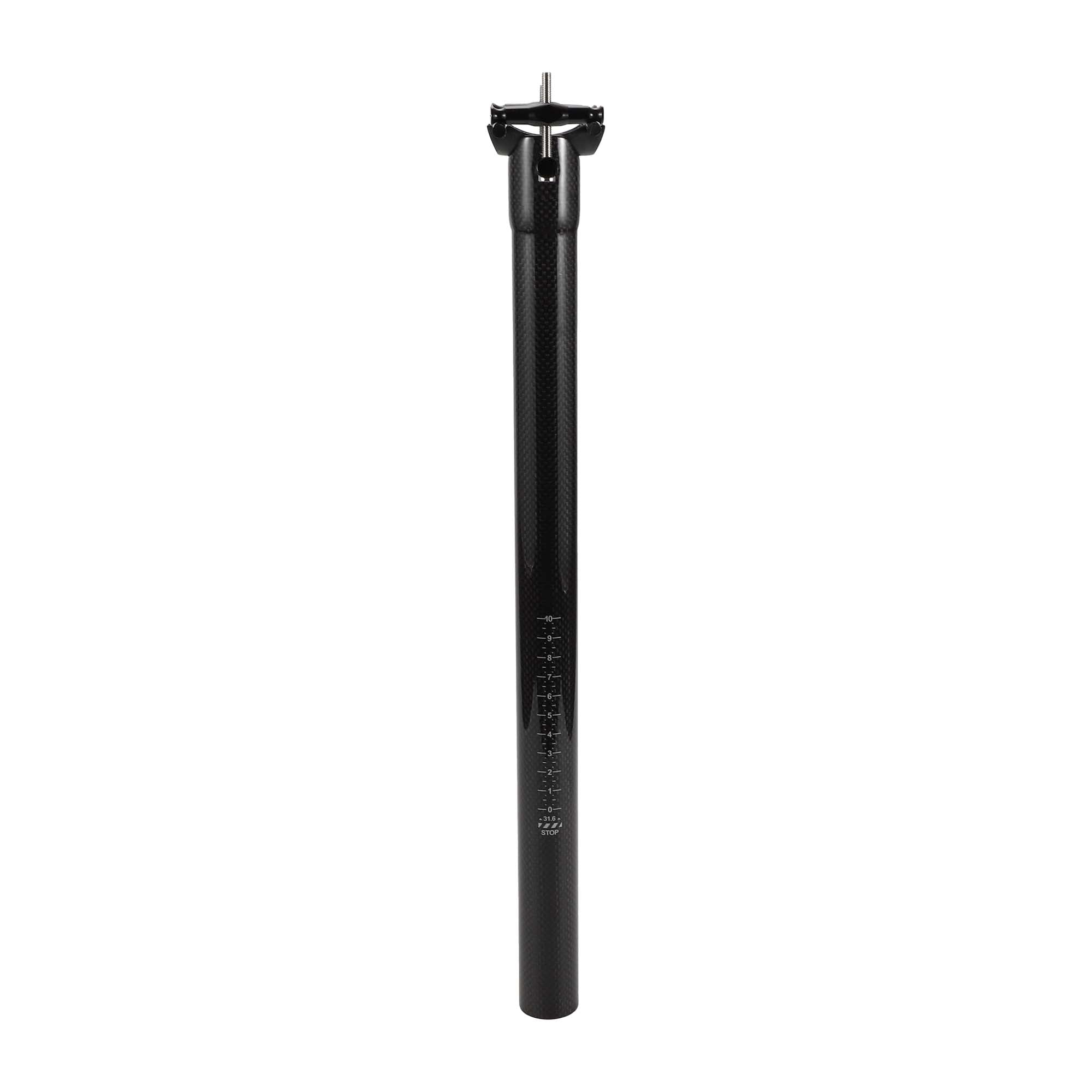 Bike Seat Posts Shock Absorbing Bike Saddle Post Seat Tube Gloss Black ...