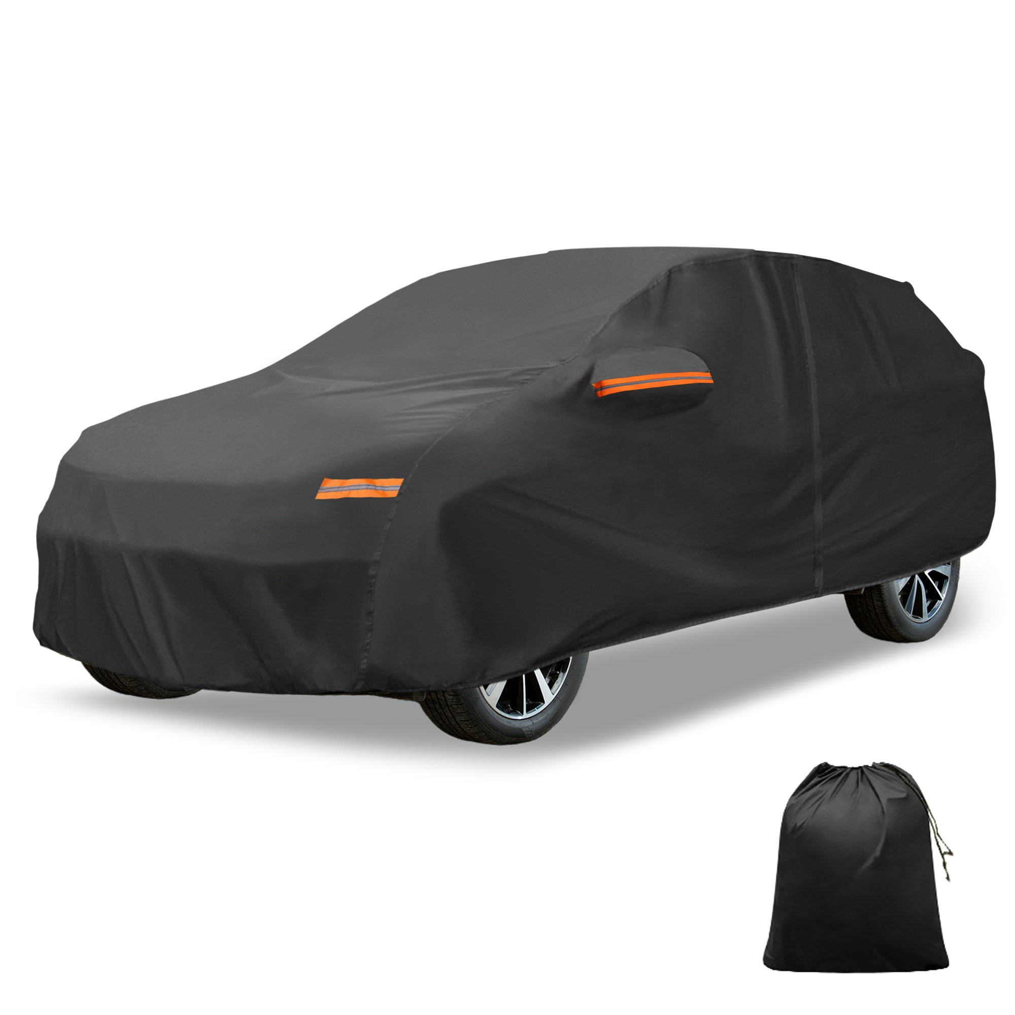 Car Cover Outdoor Waterproof Sun Rain Snow Hail Protection with Left ...