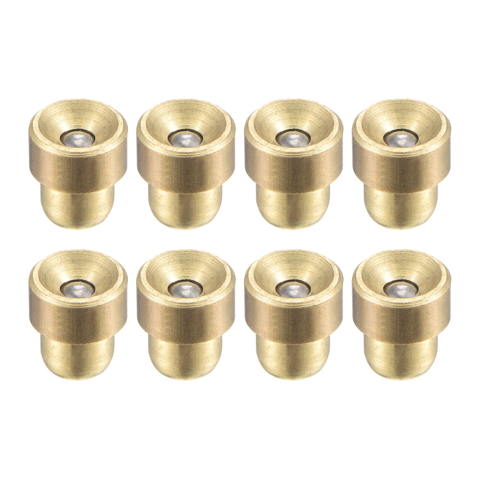 Uxcell Brass Push Button Flange Grease Oil Cup 3mm for Lubrication ...