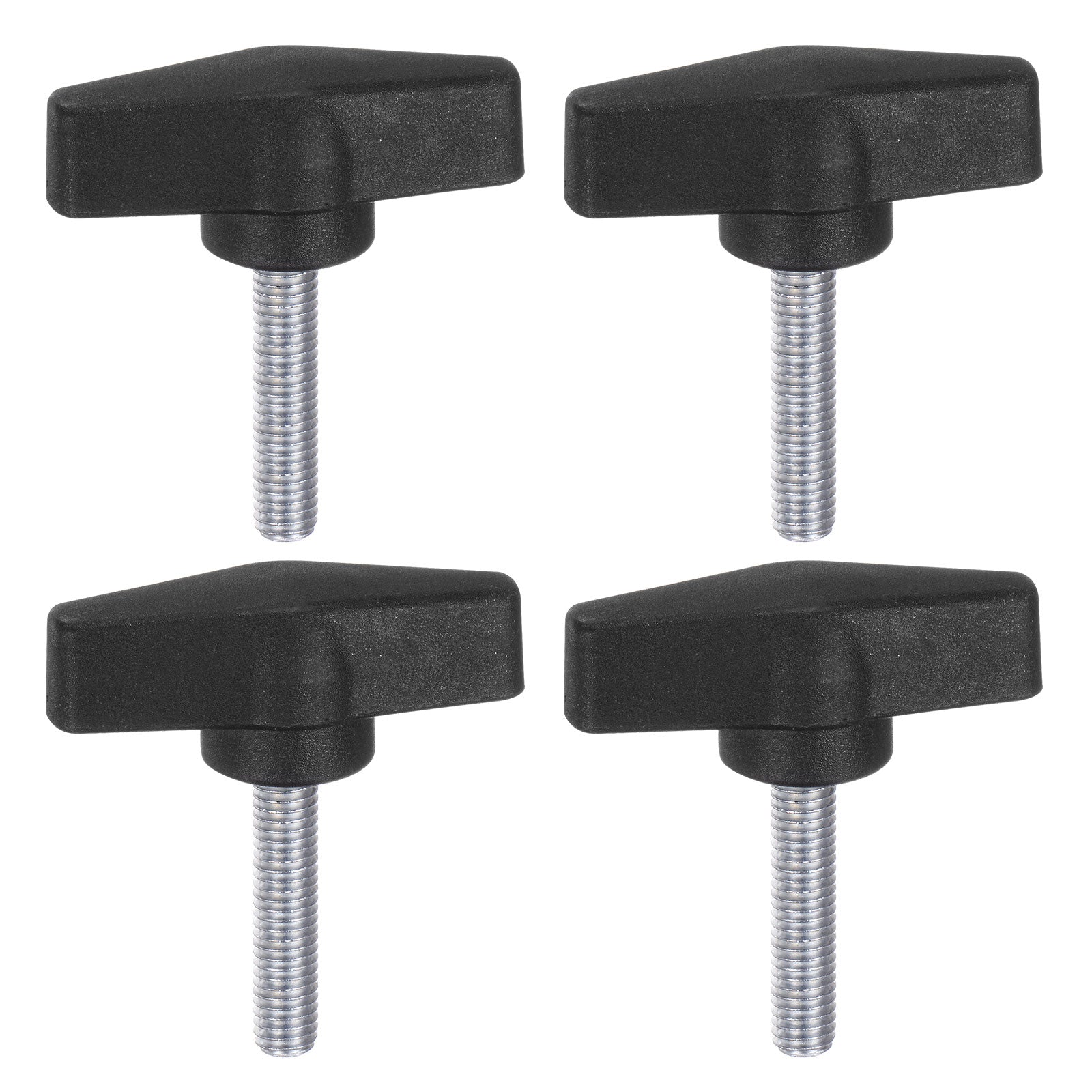 4pcs Tee Wing Knobs M8 x 35mm Male Thread 55mm T Head Clamping Thumb ...