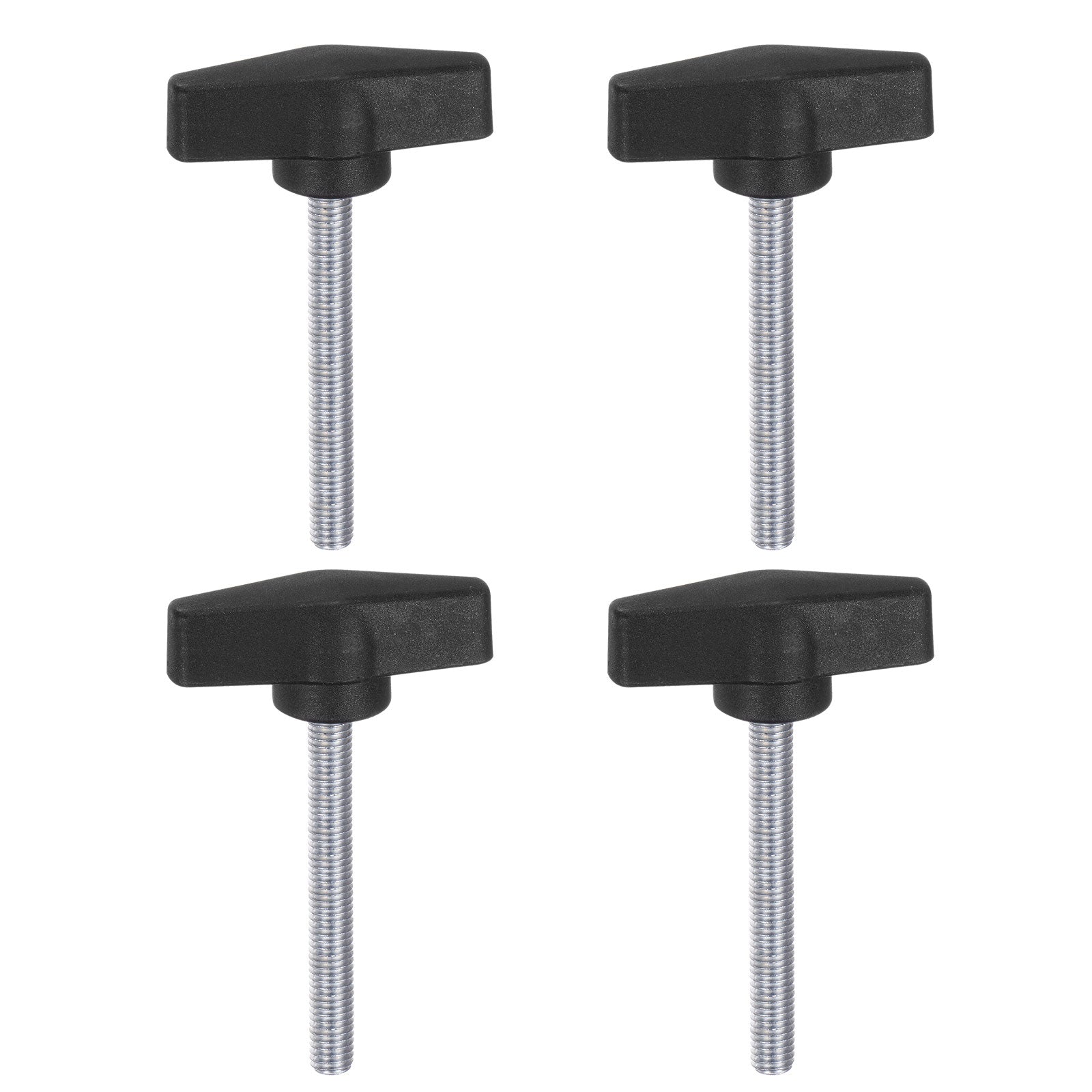 4pcs Tee Wing Knobs M8 x 60mm Male Thread 55mm T Head Clamping Thumb ...