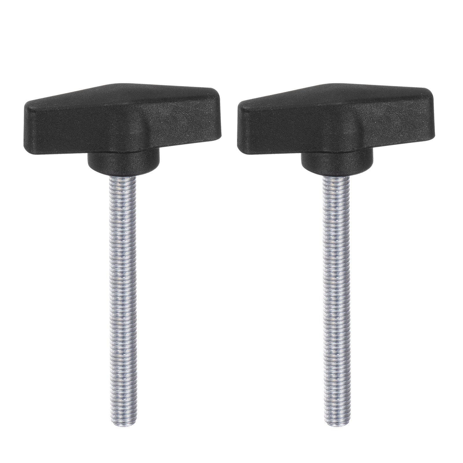 2pcs Tee Wing Knobs M8 x 70mm Male Thread 55mm T Head Clamping Thumb ...